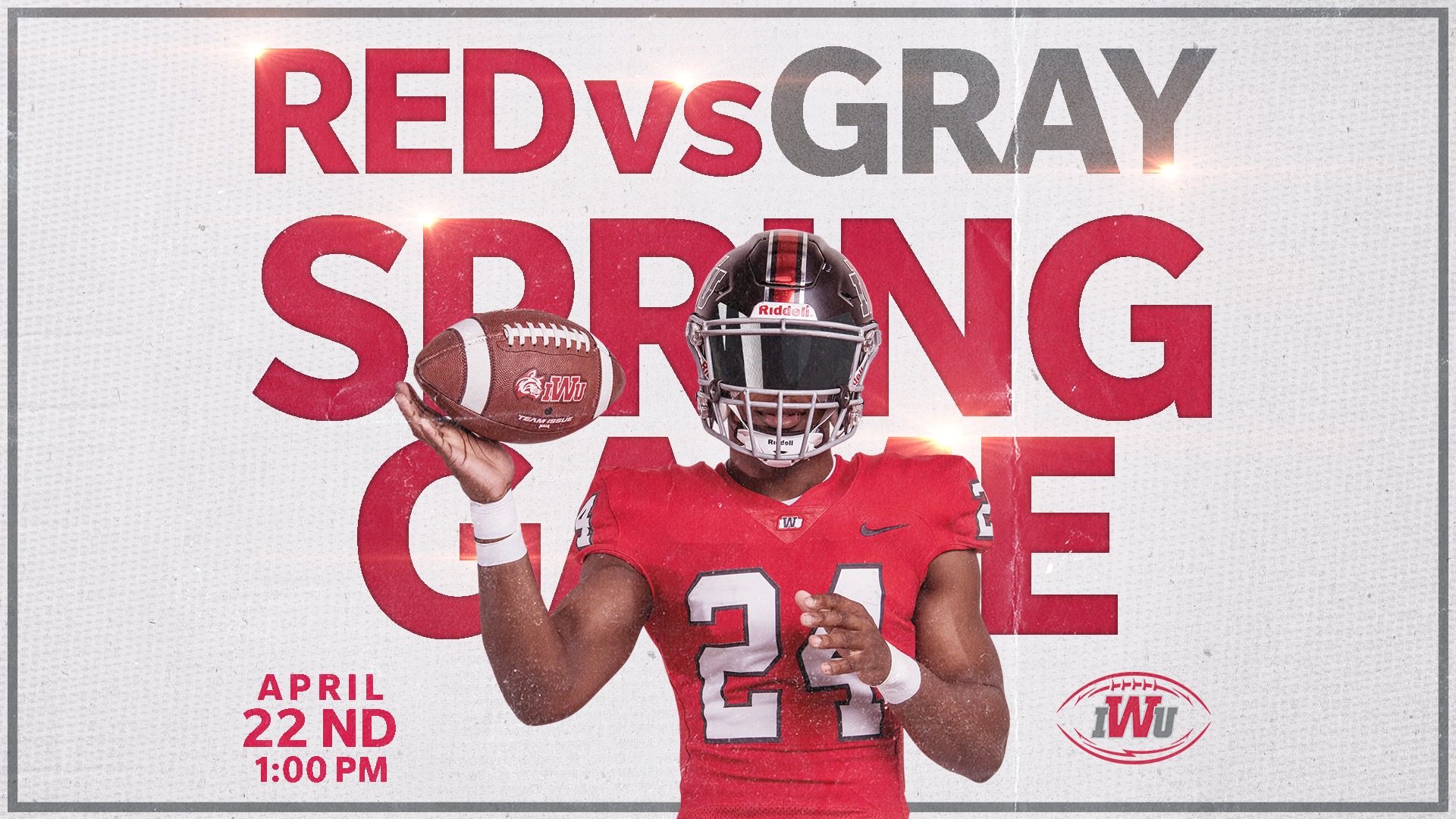 FOOTBALL ANNOUNCES RED VS. GRAY SPRING GAME - Indiana Wesleyan University