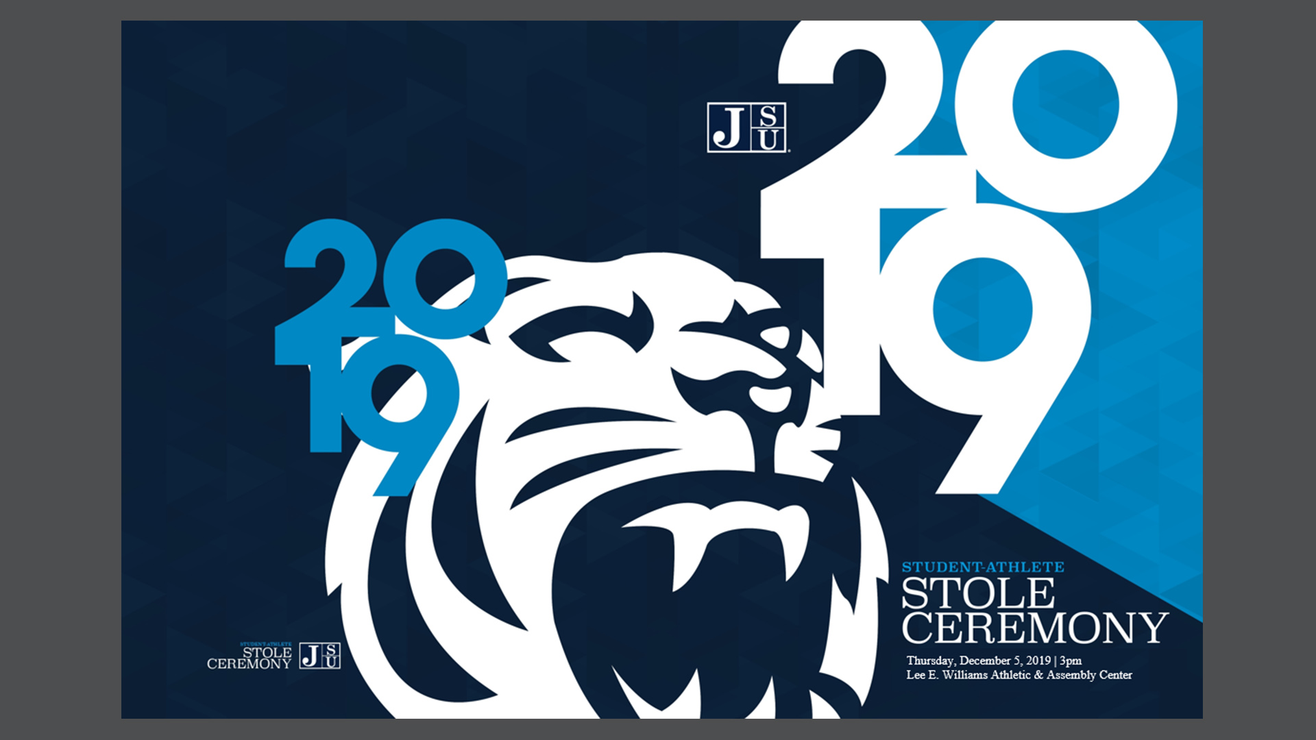 Student-Athlete Stole Ceremony Set for Thursday - Jackson State University