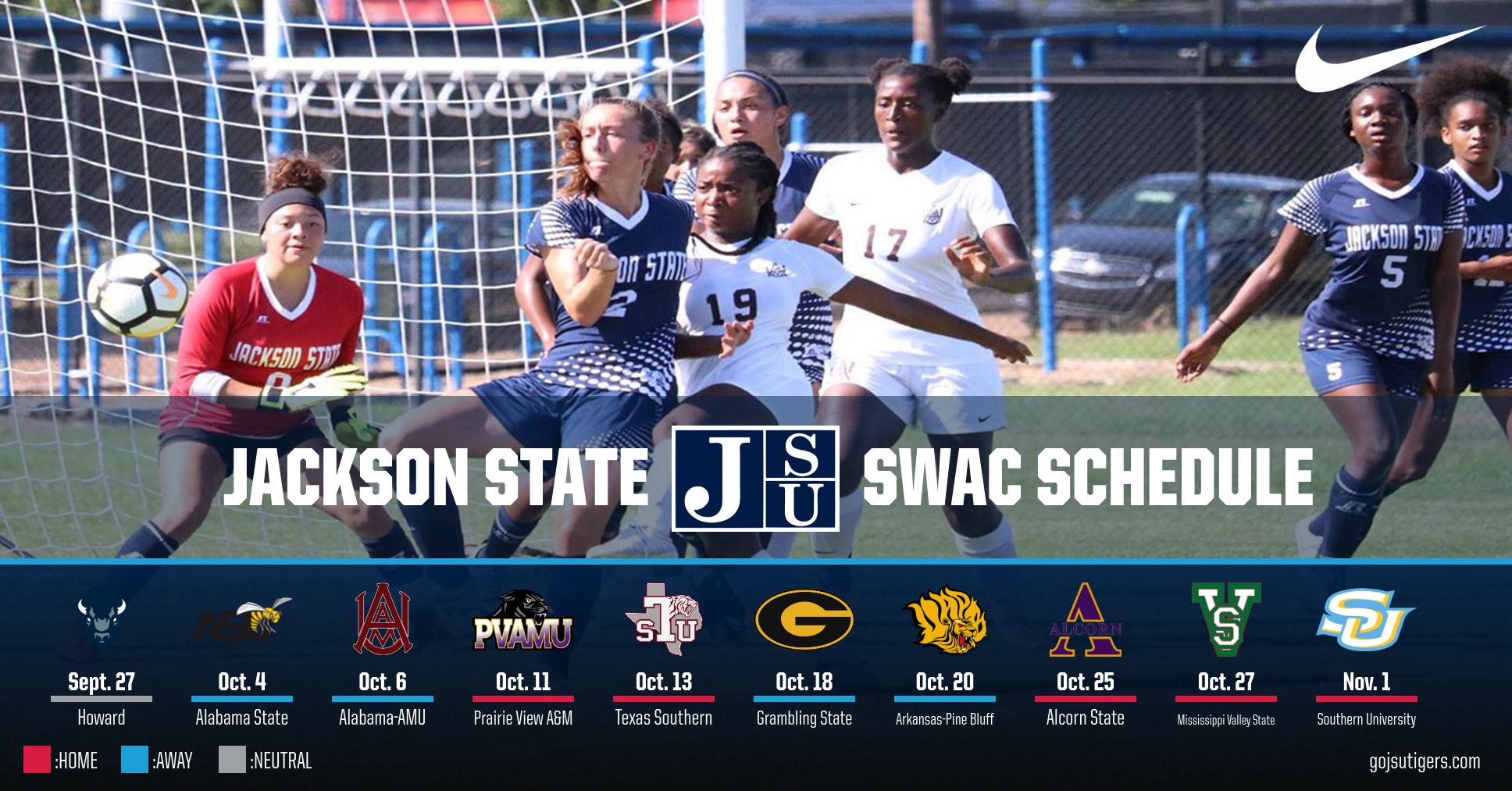 JSU Soccer Releases 2019 Schedule - Jackson State University