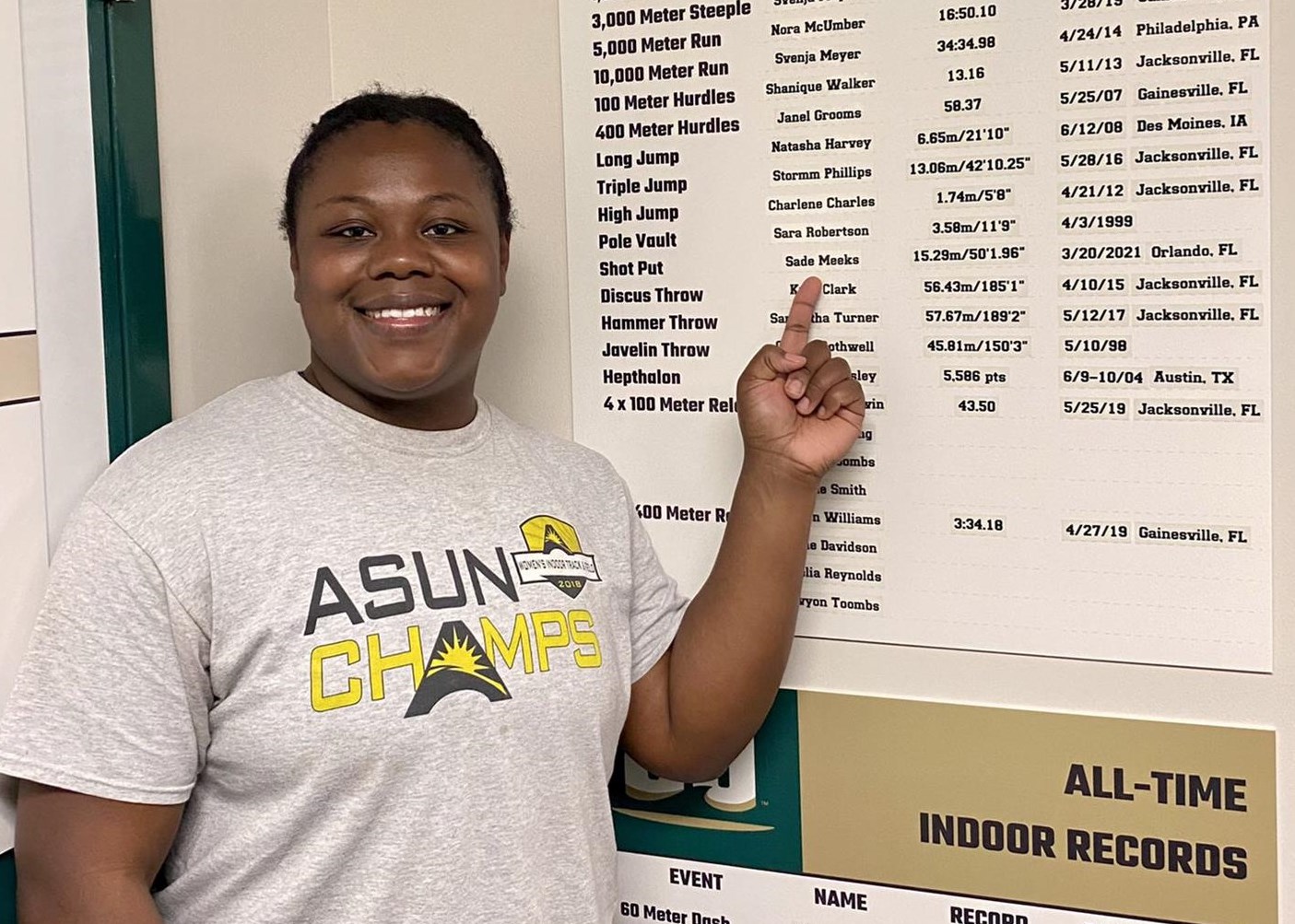 Sade Meeks - 2021 - Track and Field - Jacksonville University