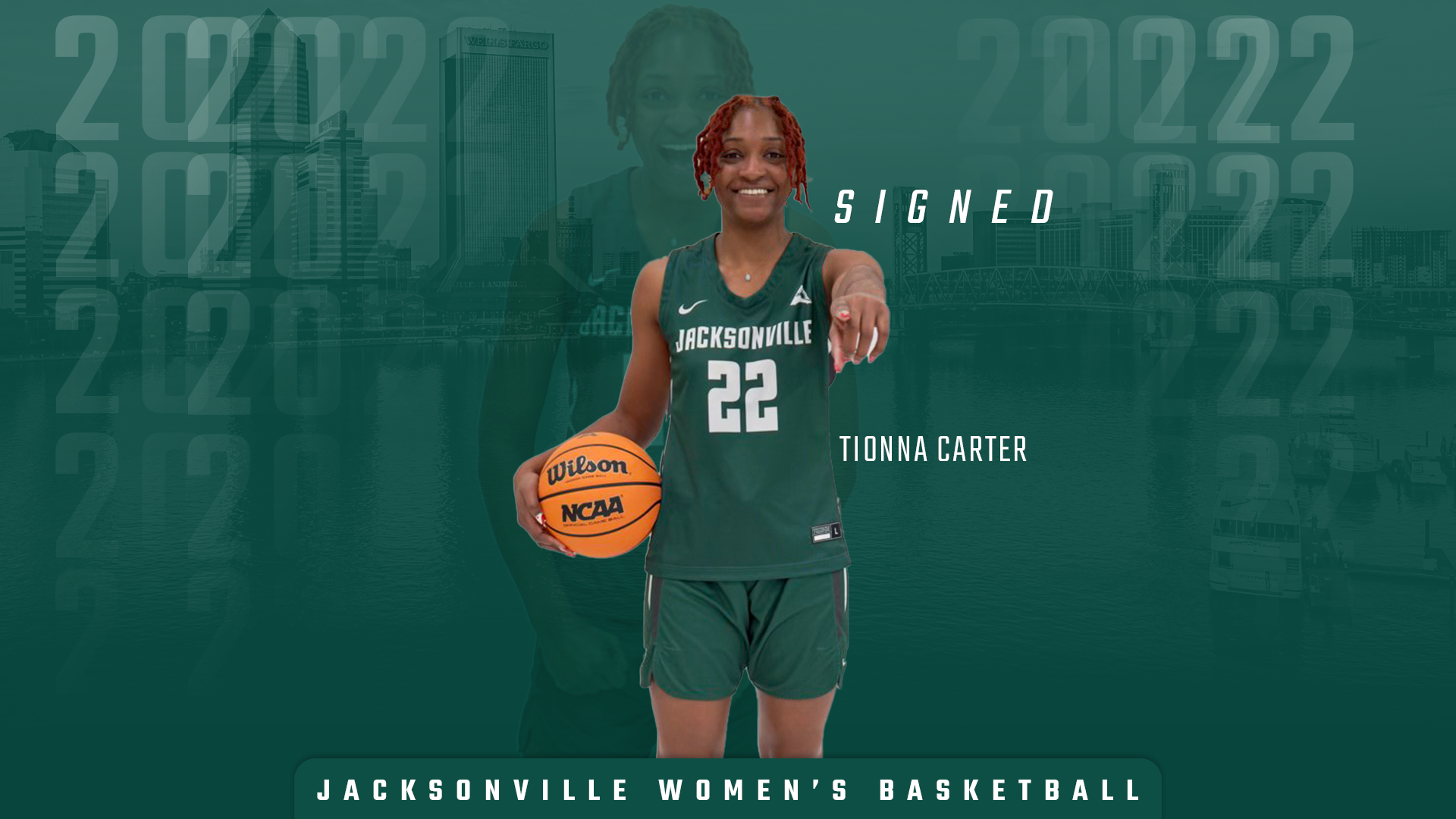 Women's Basketball Announces Signing Tionna Carter - Jacksonville ...