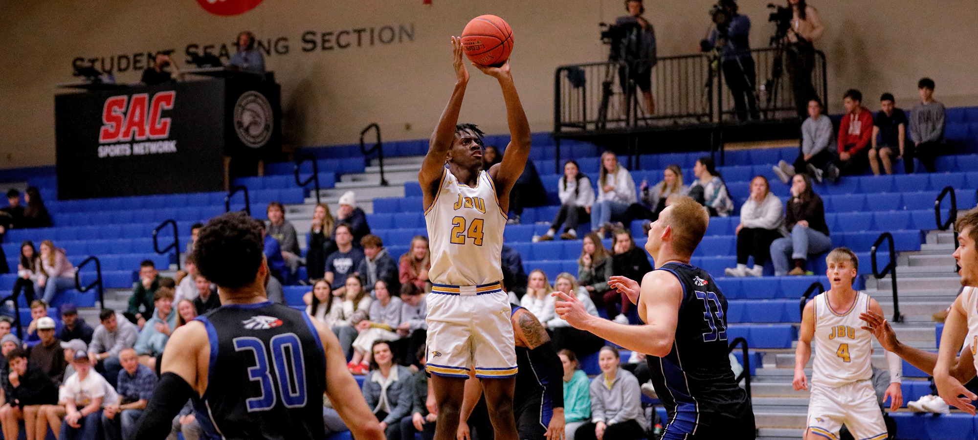 Golden Eagles Systematically Ground Southwestern Christian, 76-65 ...