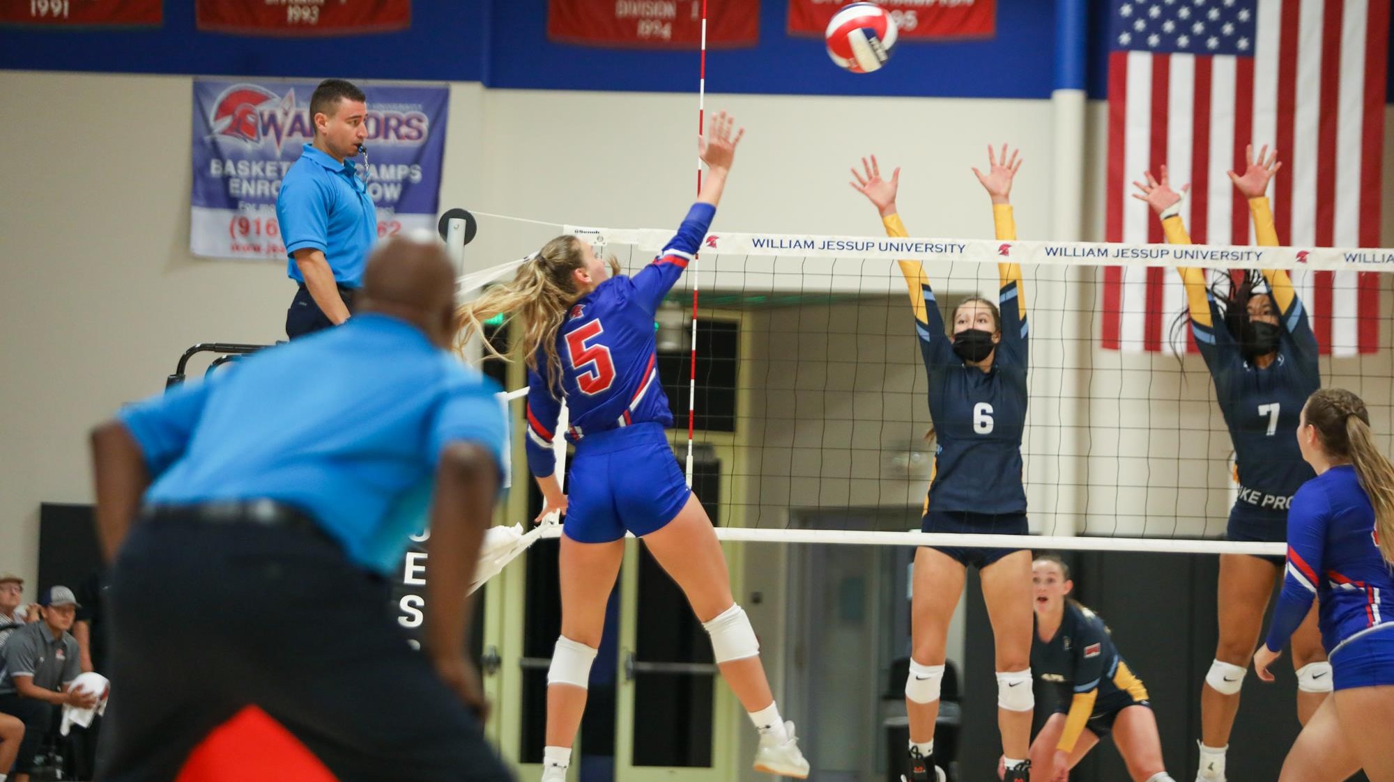 Warriors Drop Season Opener in Four Sets - Jessup University Athletics