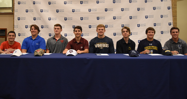 Jesuit Dallas Celebrates Final 2017 Signing Day, Eight Rangers Sign ...