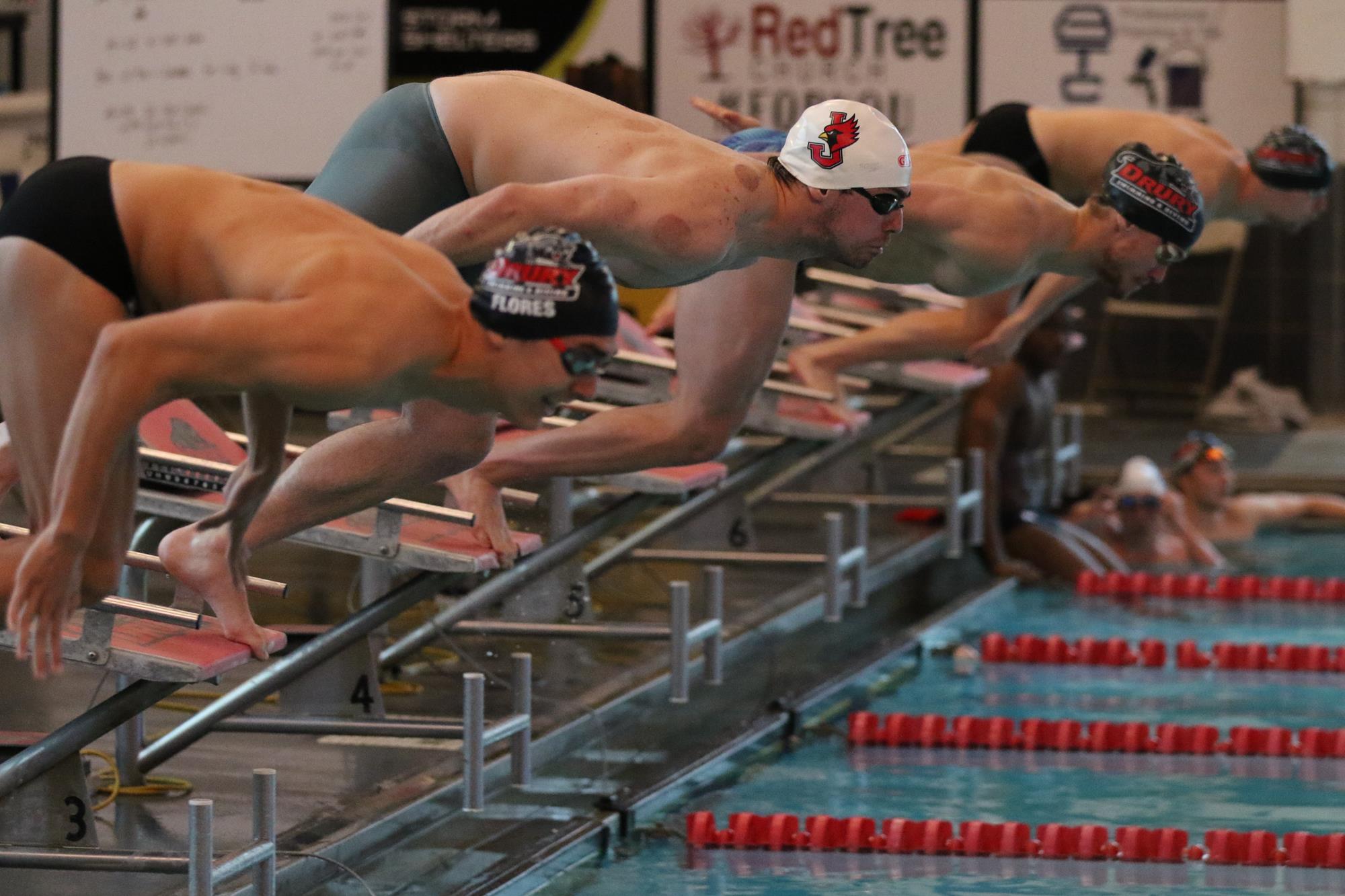 Swimming Falls at Drury - William Jewell College Athletics