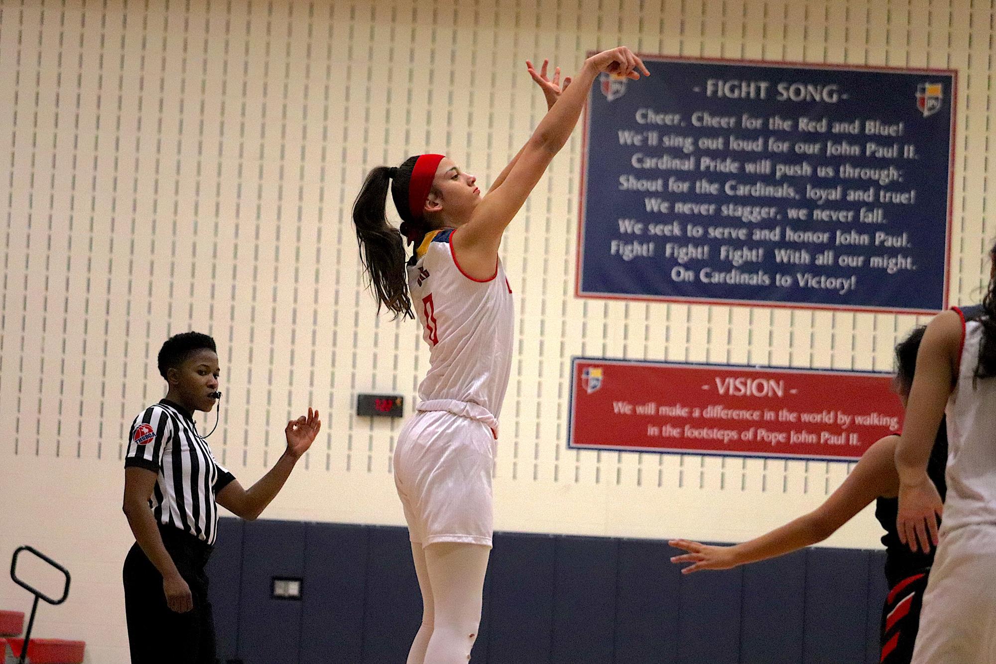 Kate Valle - BBall - Girls Varsity - John Paul II High School Athletics