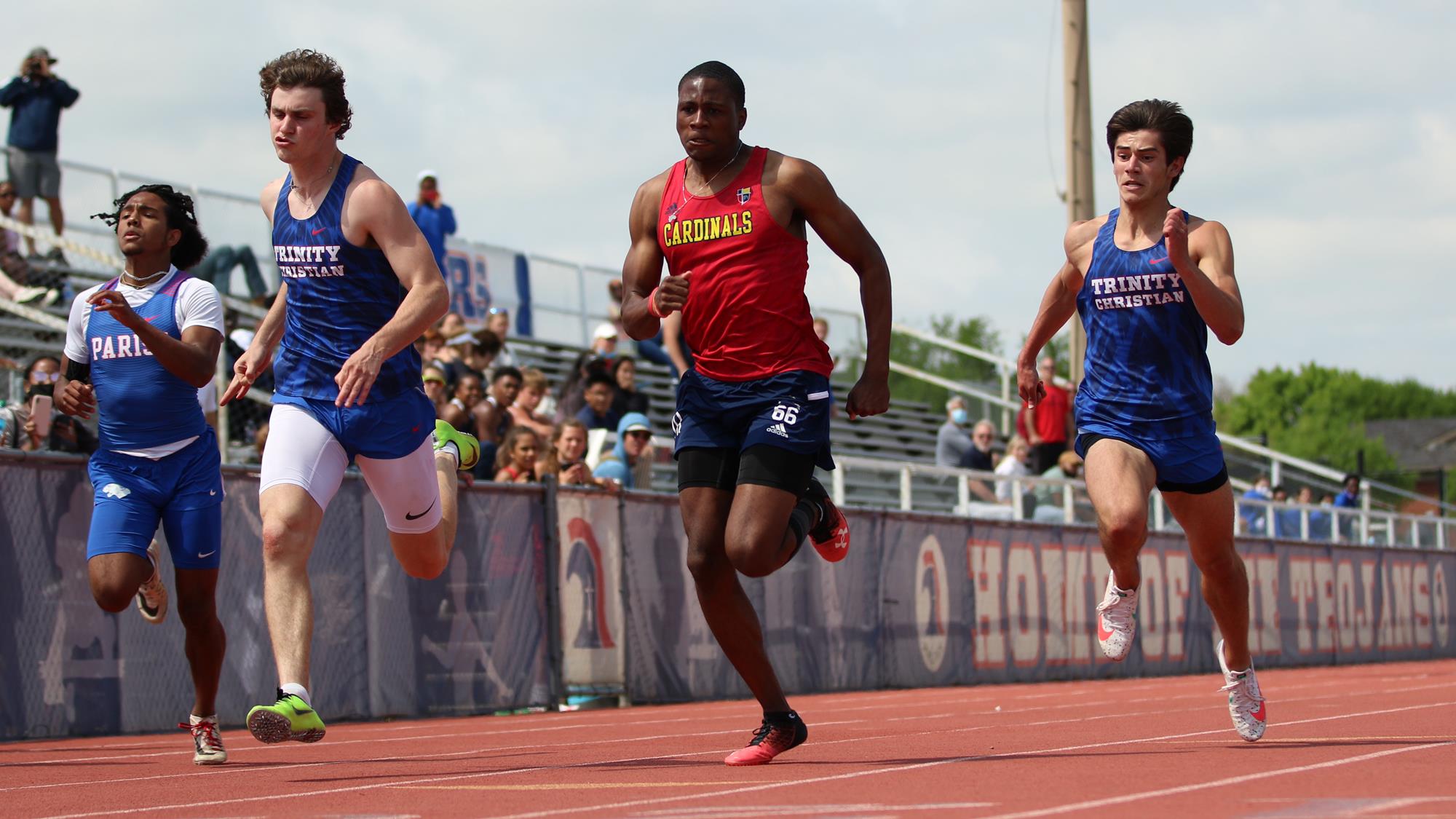 Varsity Track & Field battles at TAPPS District Championships - John ...