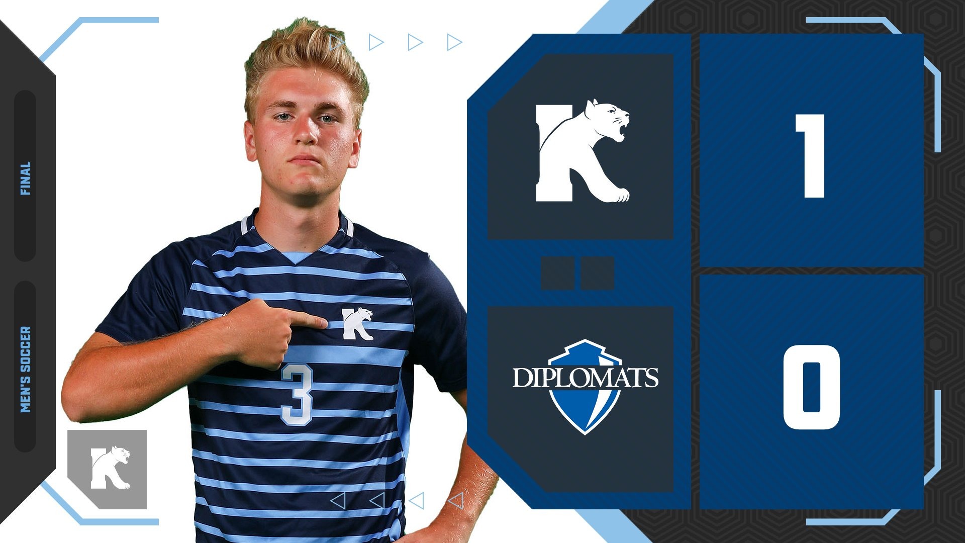 Nigro Game-Winner Lifts Men’s Soccer Over #9 F&M - Kean University
