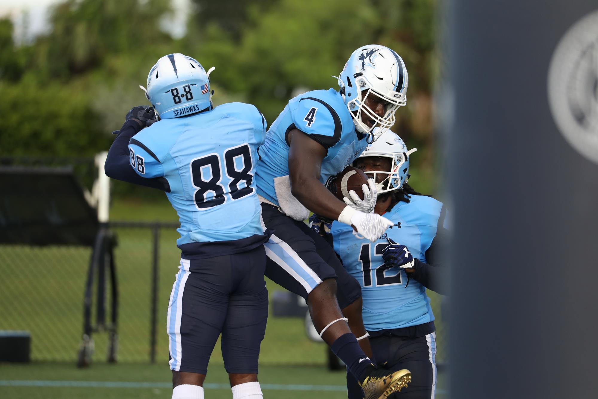 No. 9 Football Tames Bobcats, 49-10 - Keiser University Athletics