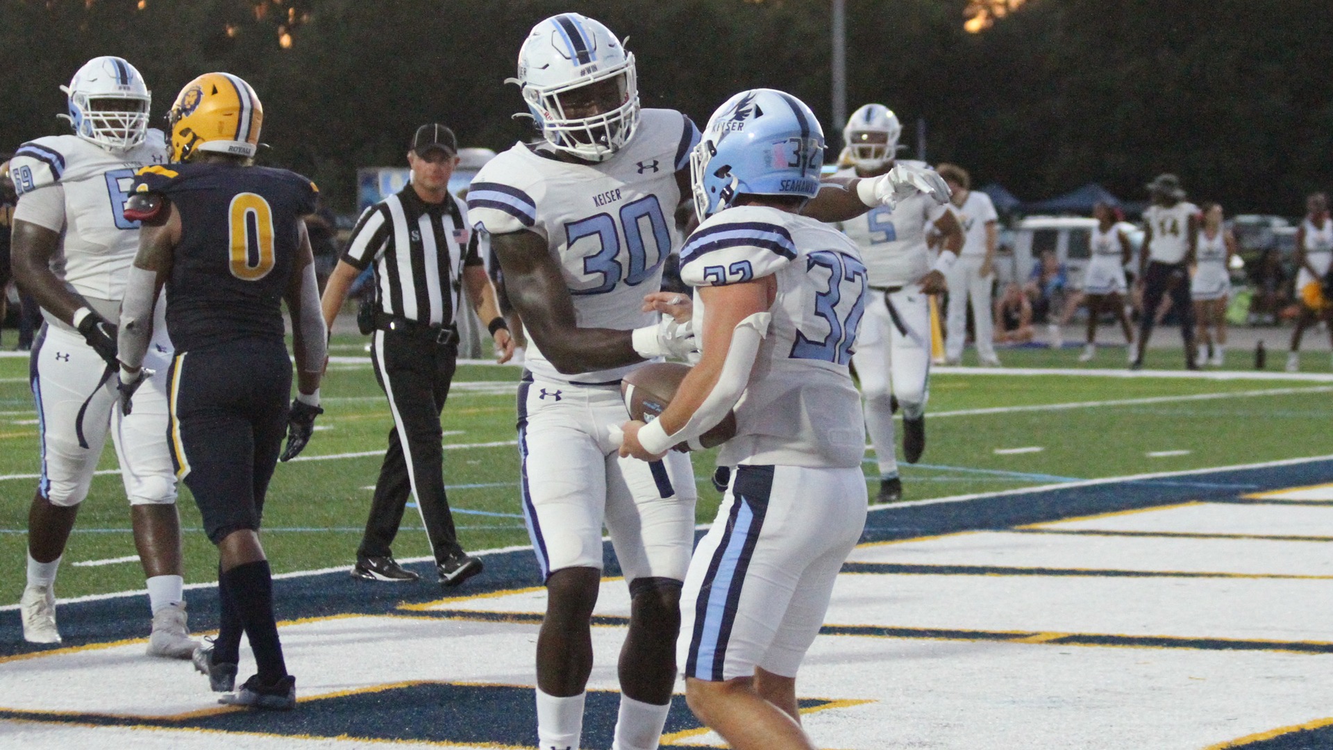 No. 8 Football Dominates Warner in Highest Scoring Game in School ...