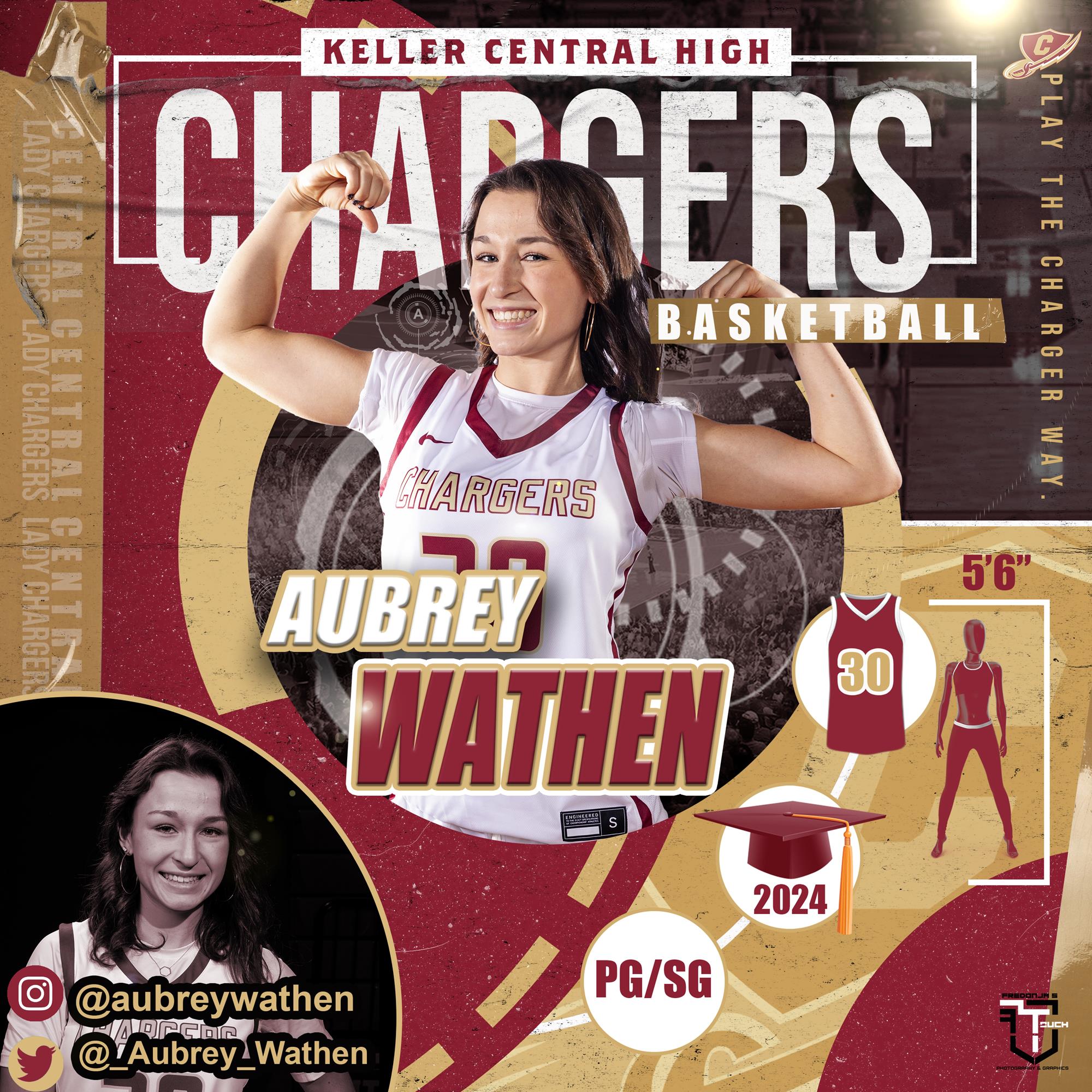 Aubrey Wathen - 2023-24 - Girl's Basketball - Keller Central High ...