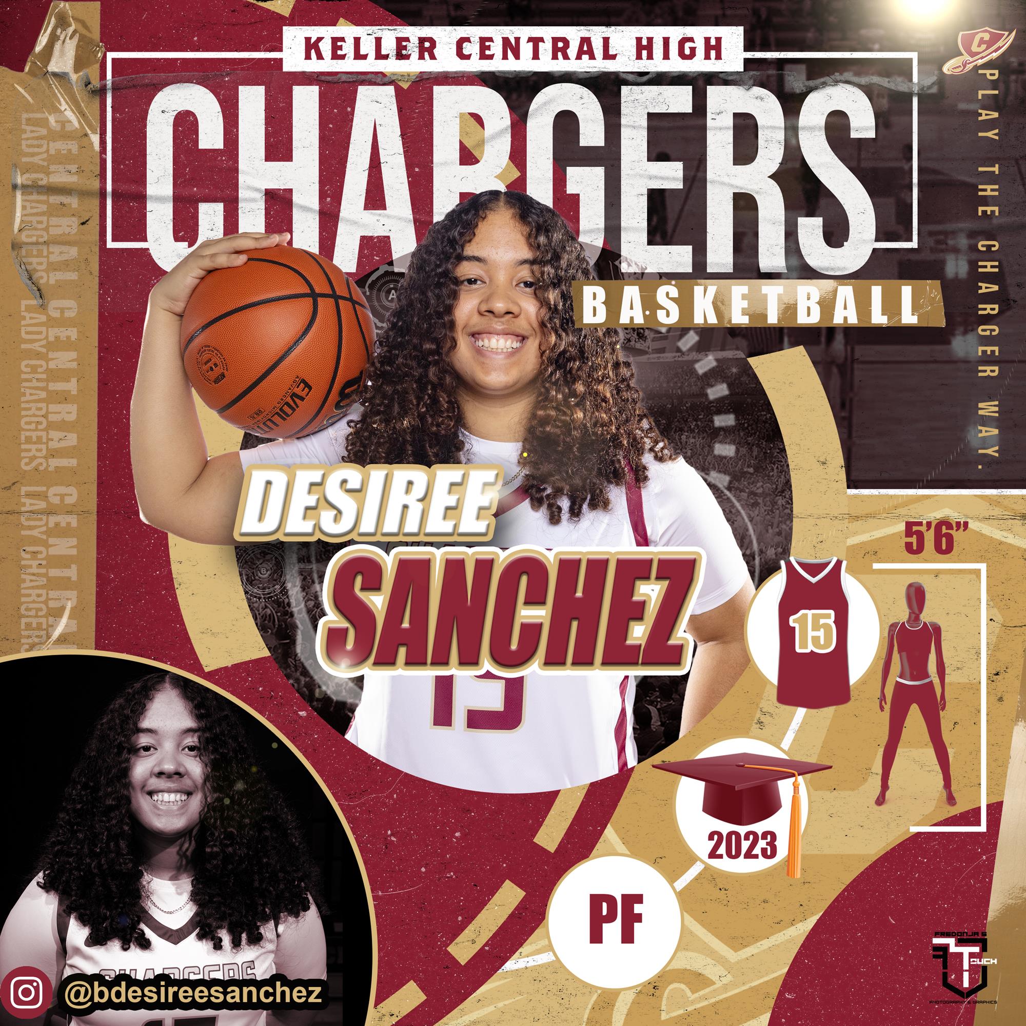Desiree Sanchez - 2022-23 - Girl's Basketball - Keller Central High ...