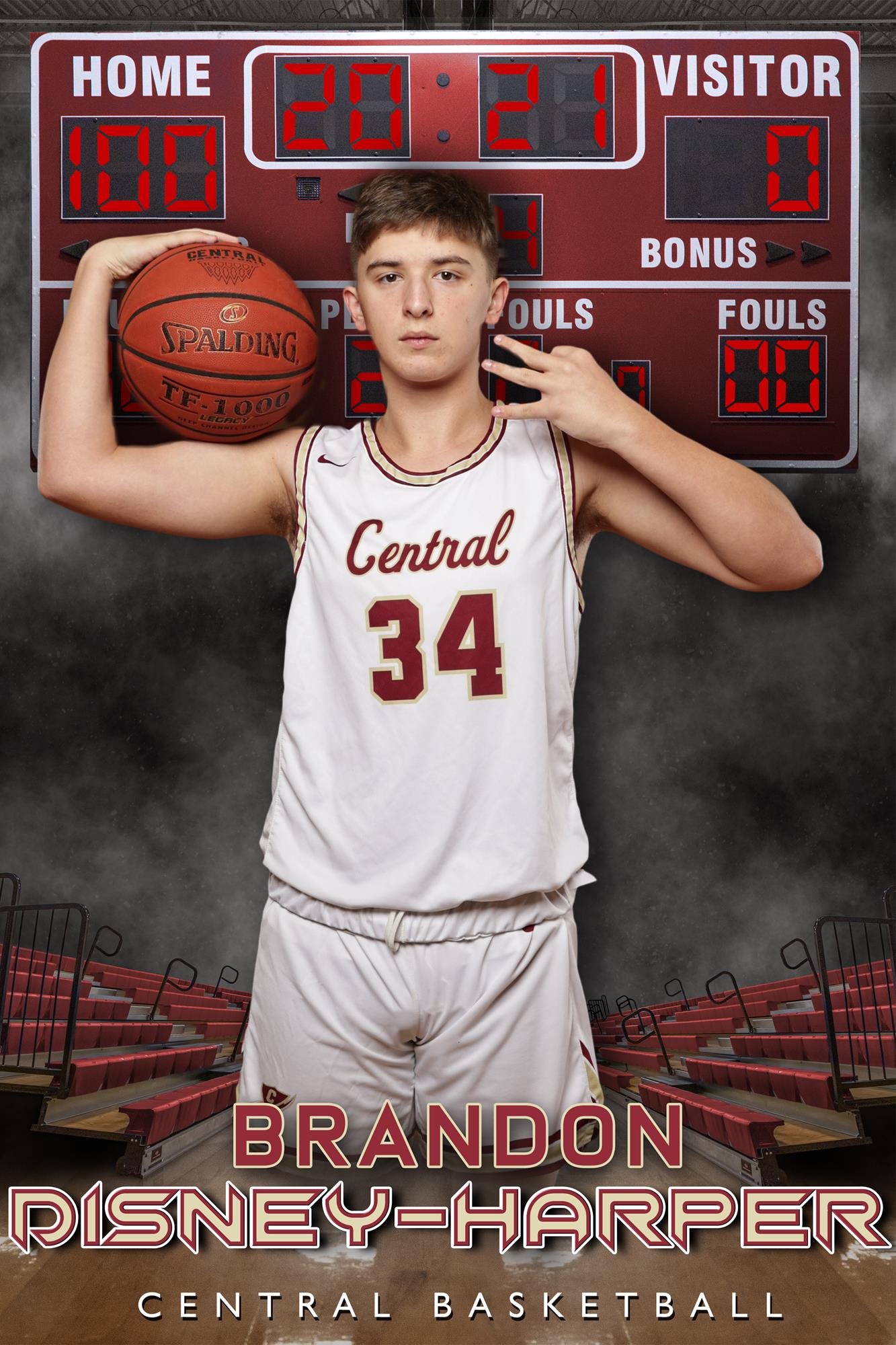 Brandon Disney-Harper - 2022-23 - Boy's Basketball - Keller Central ...