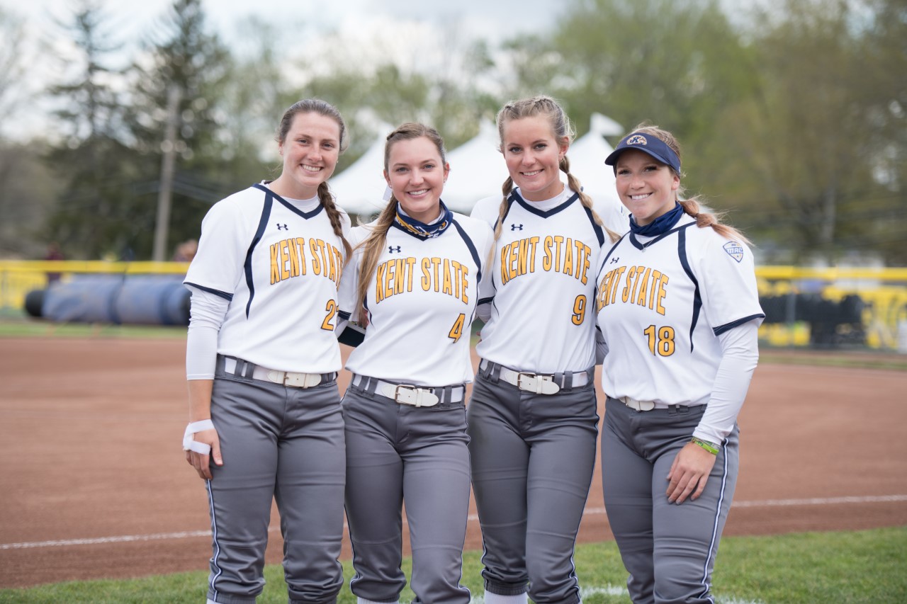 Softball Completes Series Sweep of Chippewas on Senior Day - Kent State ...
