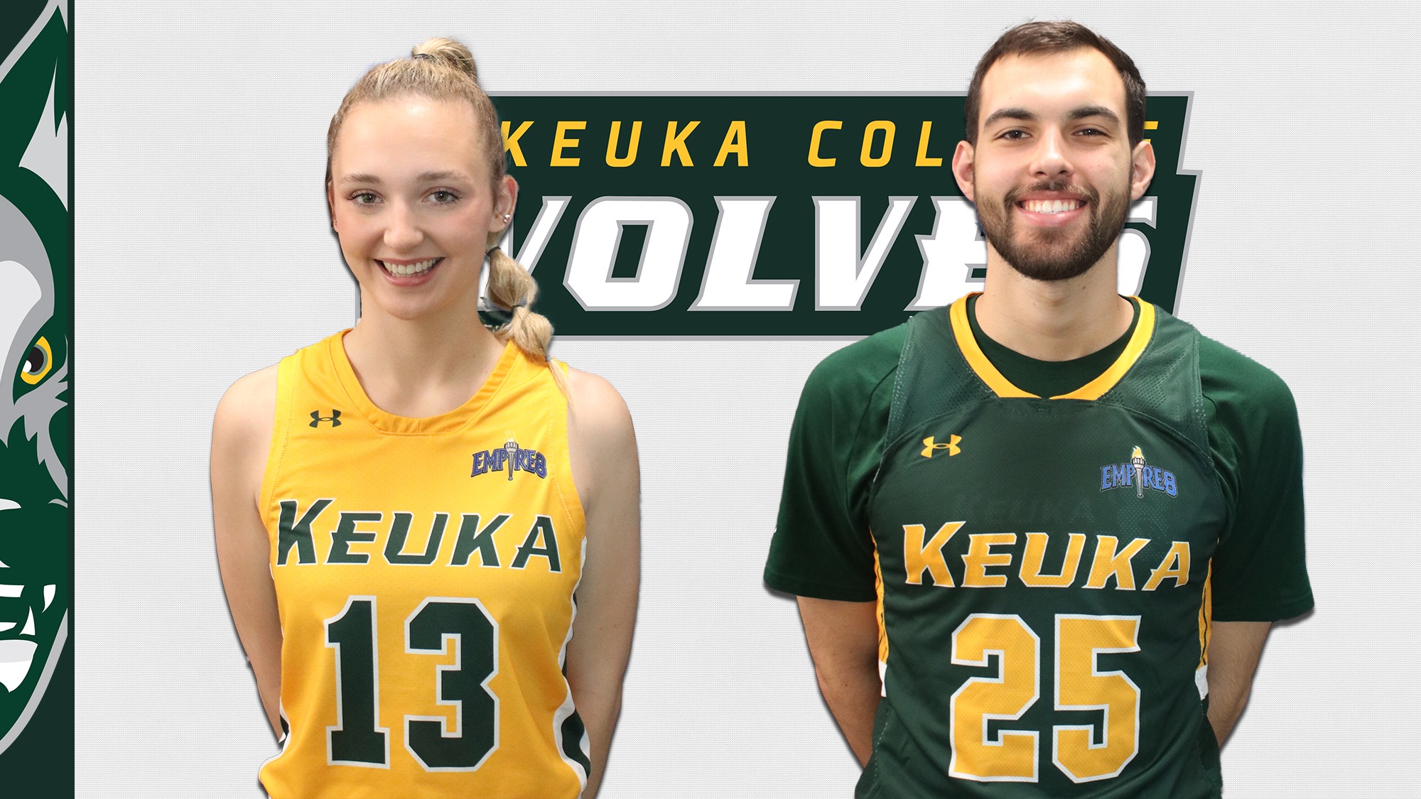 Sydney Brown and Jaden Keasey Named Wolves of the Week - Keuka College