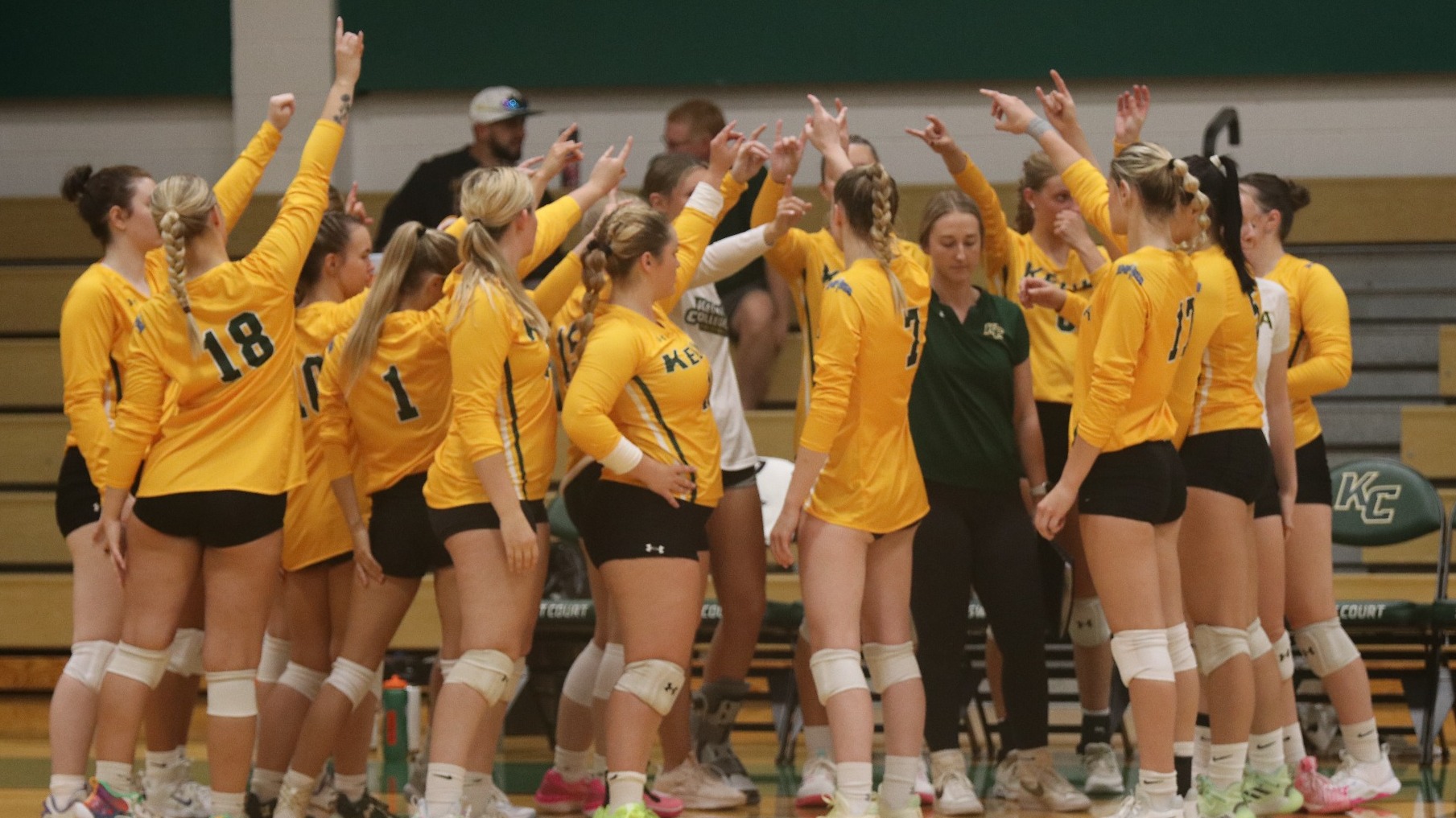 Wolves Volleyball Sweeps Marywood Tri-Match - Keuka College
