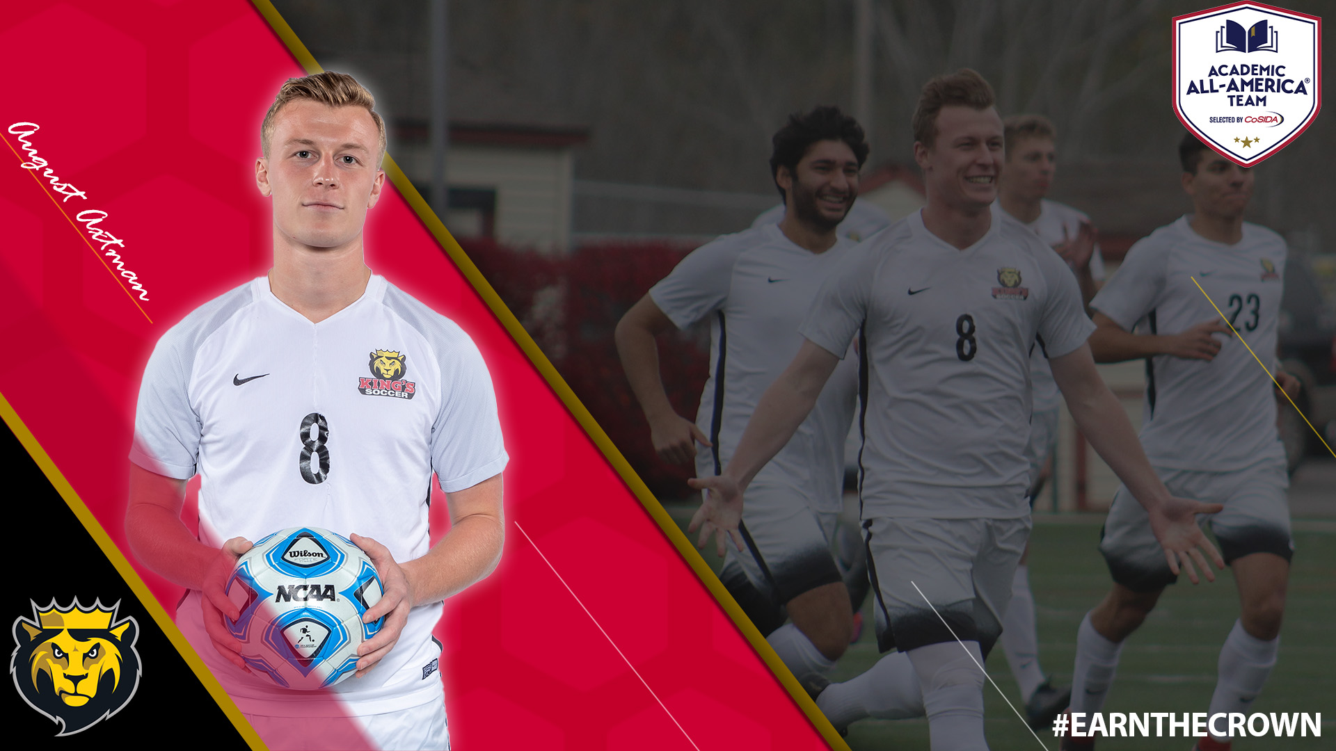 August Axtman - Men's Soccer - King's College Athletics