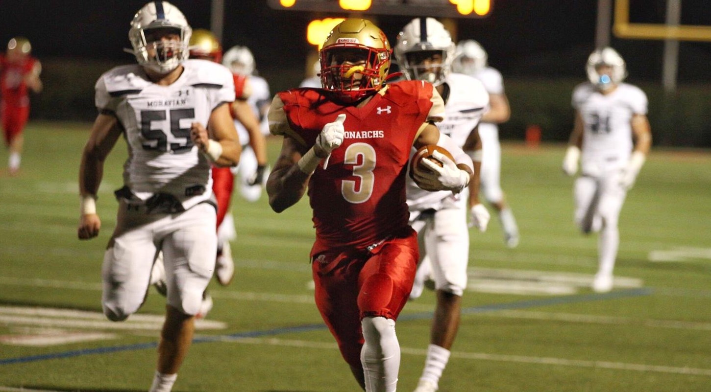 Downes Leads Monarch Football To 23-20 Victory Over Moravian In Season ...