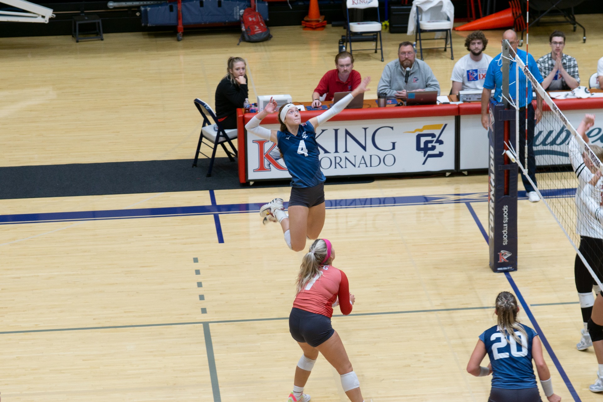 Tornado open conference tournament with sweep of Converse - King University