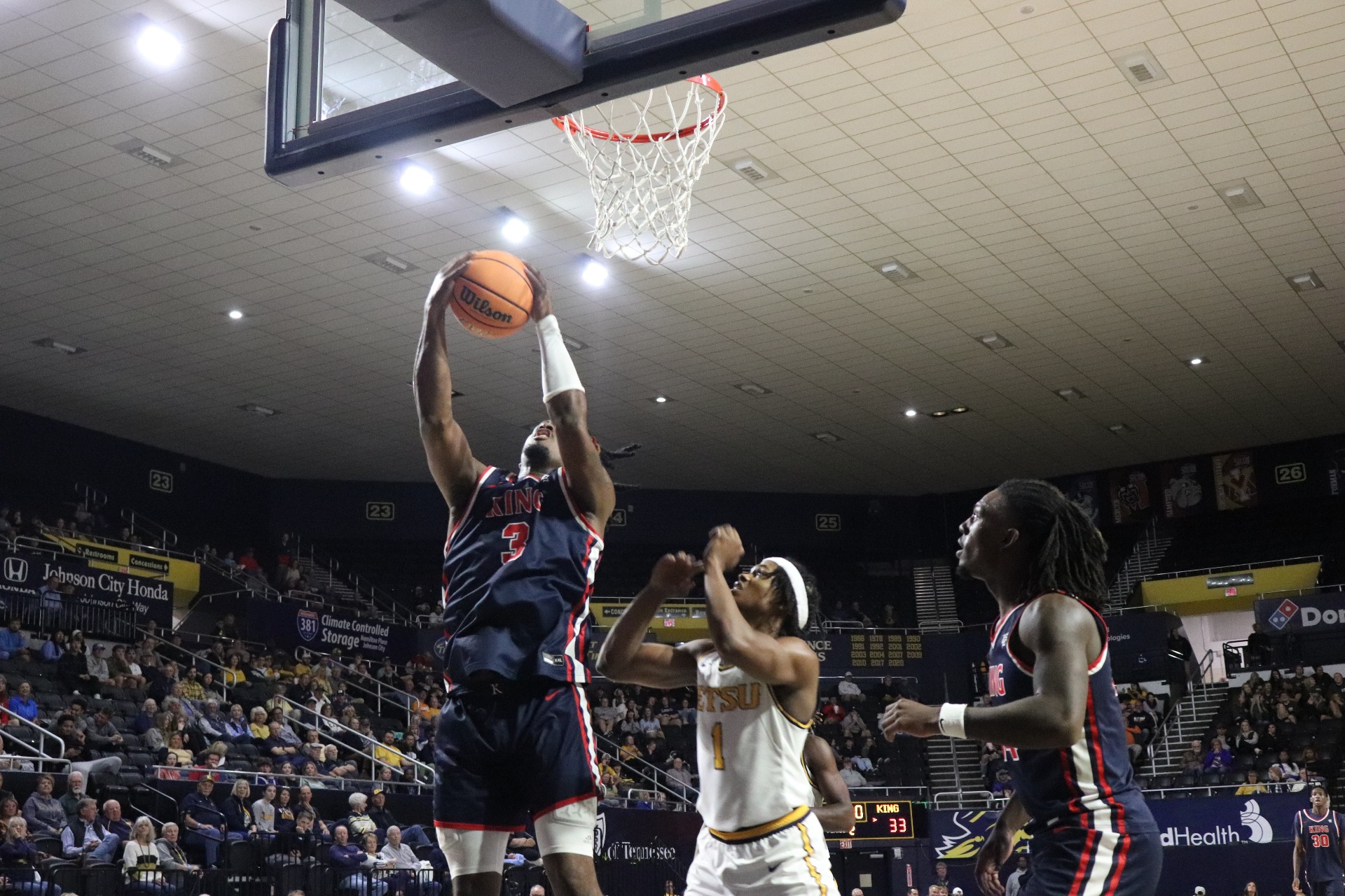 Late C-N triple downs Tornado - King University