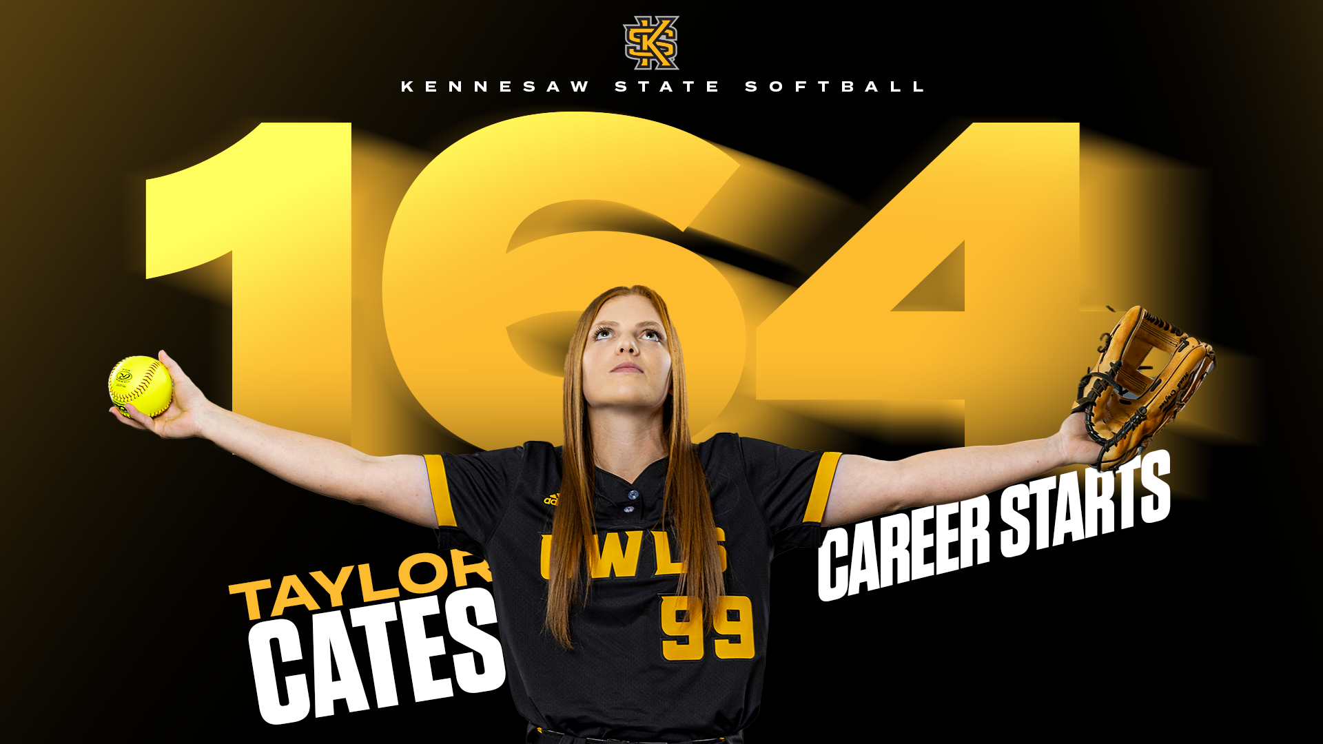 Cates Sets Consecutive Start Record, Owls Fall to No. 17/16 Bulldogs ...