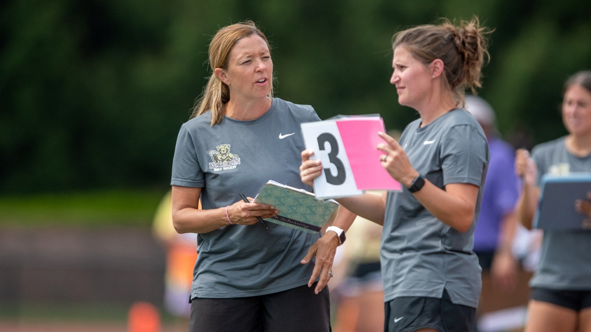 Blasone, Buchman each score as head coach Marci Scheuing earns 100th ...
