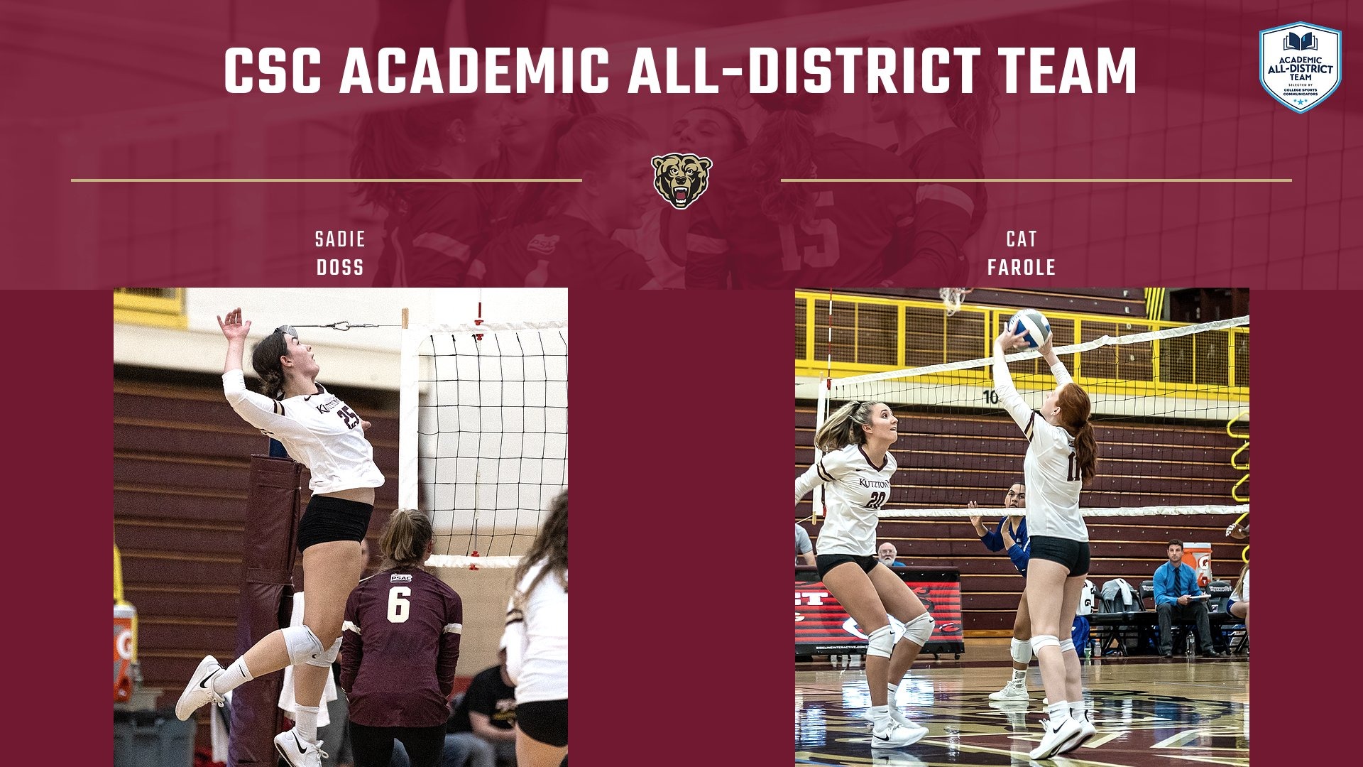 Adrianna Derstine voted PSAC East Freshman of the Year, joins Sadie ...