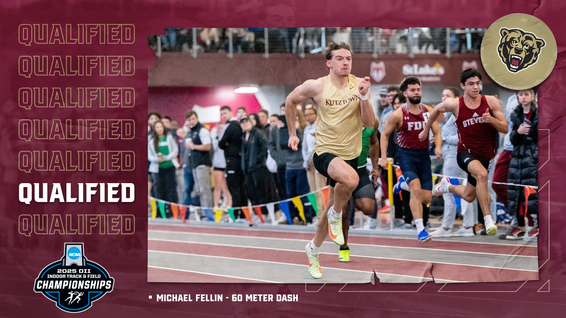 Fellin crowned champion in the 60m, MOTA as Kutztown finishes fourth at ...