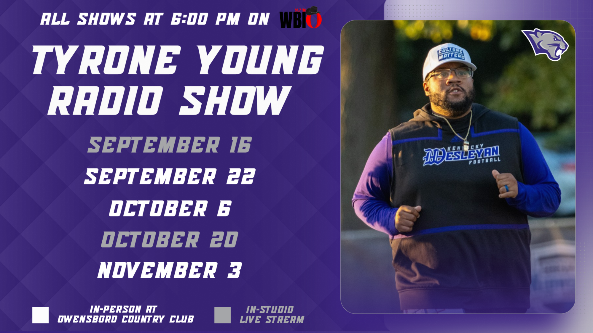 2025 Football Schedule - Kentucky Wesleyan College Athletics