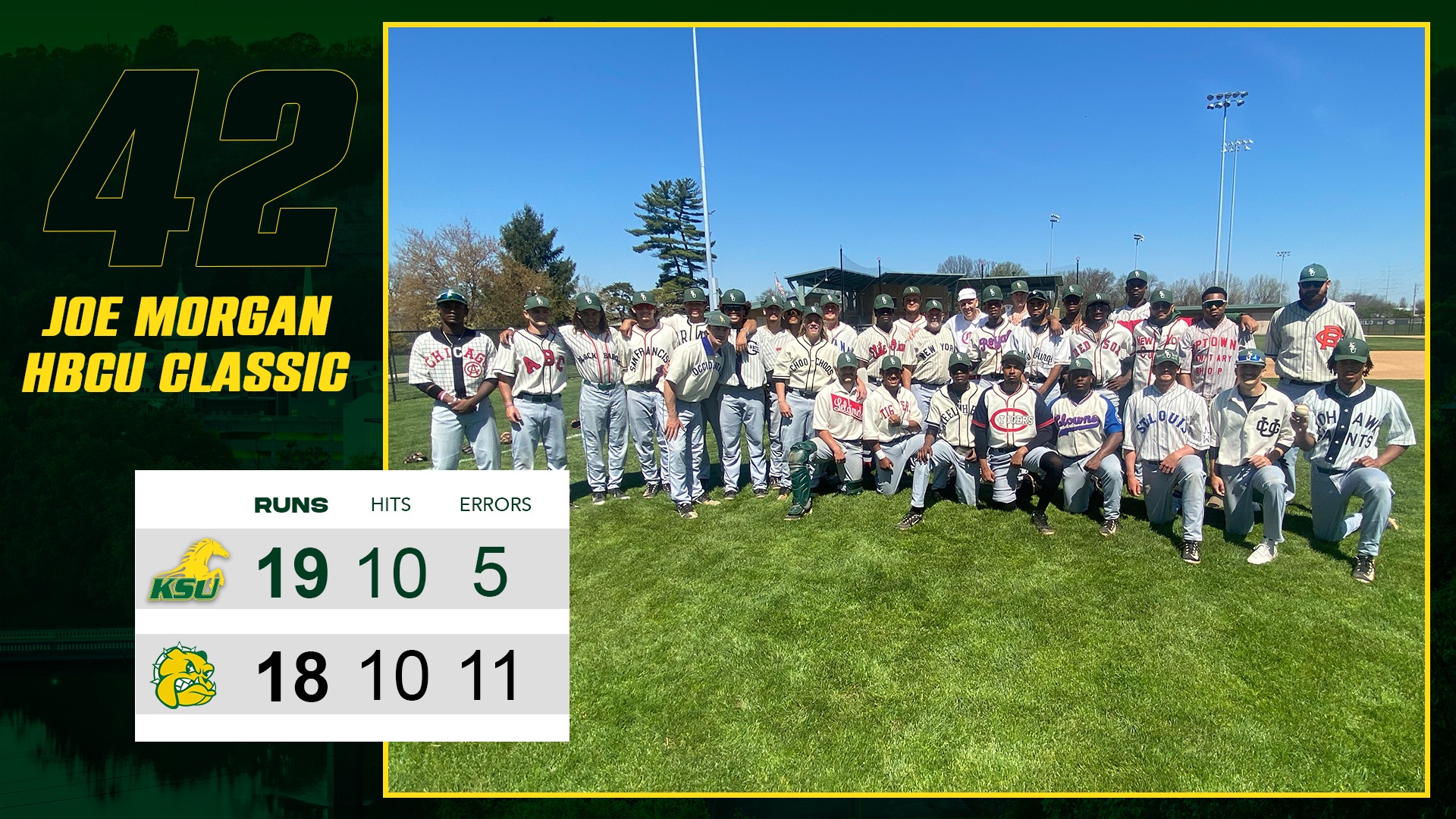 Baseball Wins 2023 Joe Morgan HBCU Classic - Kentucky State University ...