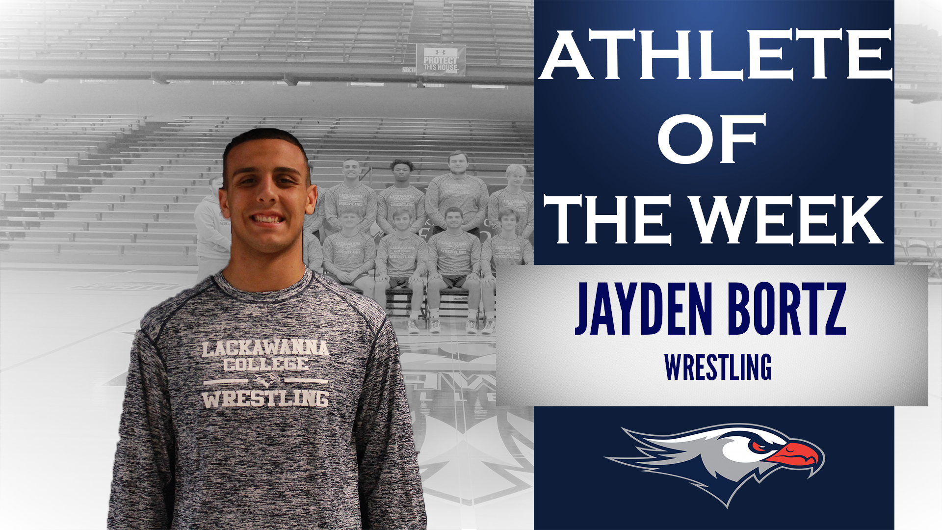 Wrestler Jayden Bortz named Lackawanna College Athlete of the Week ...