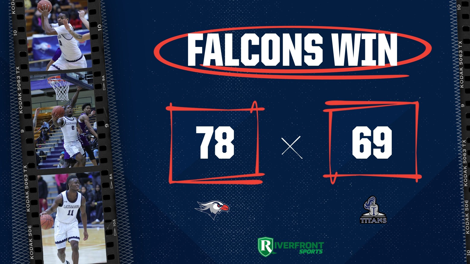 MBB: Mack's 38 Pushes Falcons Past Morris - Lackawanna College