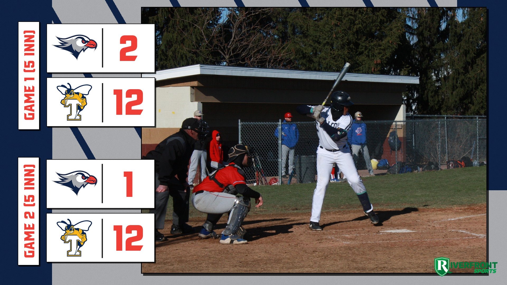 BASE: Stingers Swarm And Overwhelm Falcons - Lackawanna College