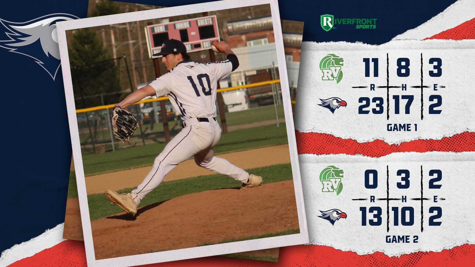 BASE: Lackawanna Offense Carries Falcons Past Lions In Doubleheader ...