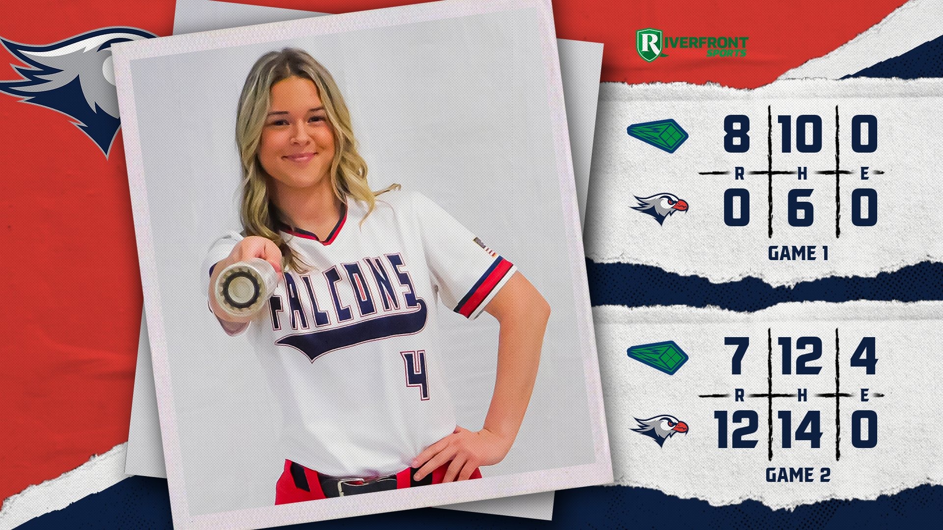 SB: McVicar Triple Helps Falcons Earn Split Against Delaware Tech ...