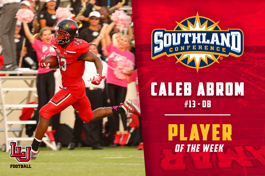 Caleb Abrom - 2018 - Football - Lamar University Athletics