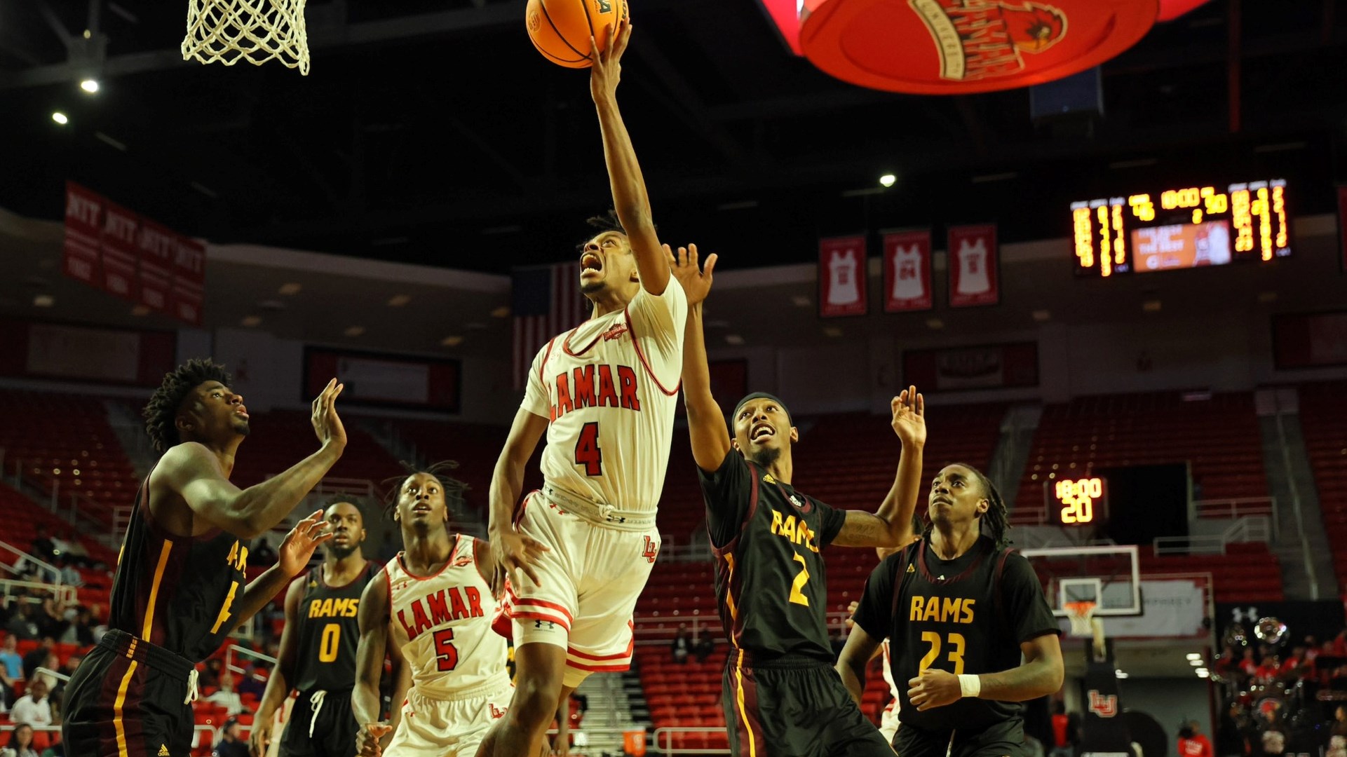 Second-Half Surge Leads to Big Red Win - Lamar University Athletics