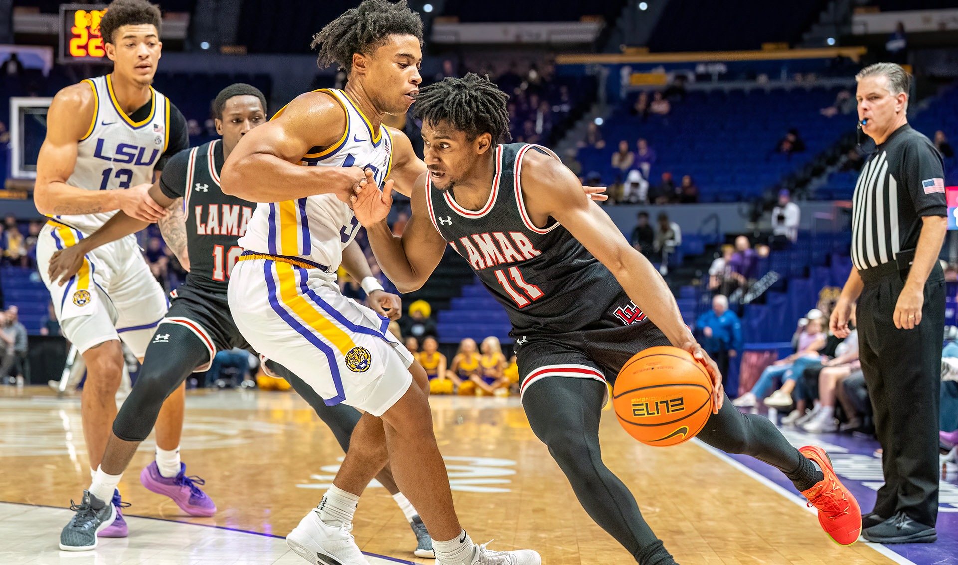 First Half Turnovers Hurt Cardinals at LSU - Lamar University Athletics