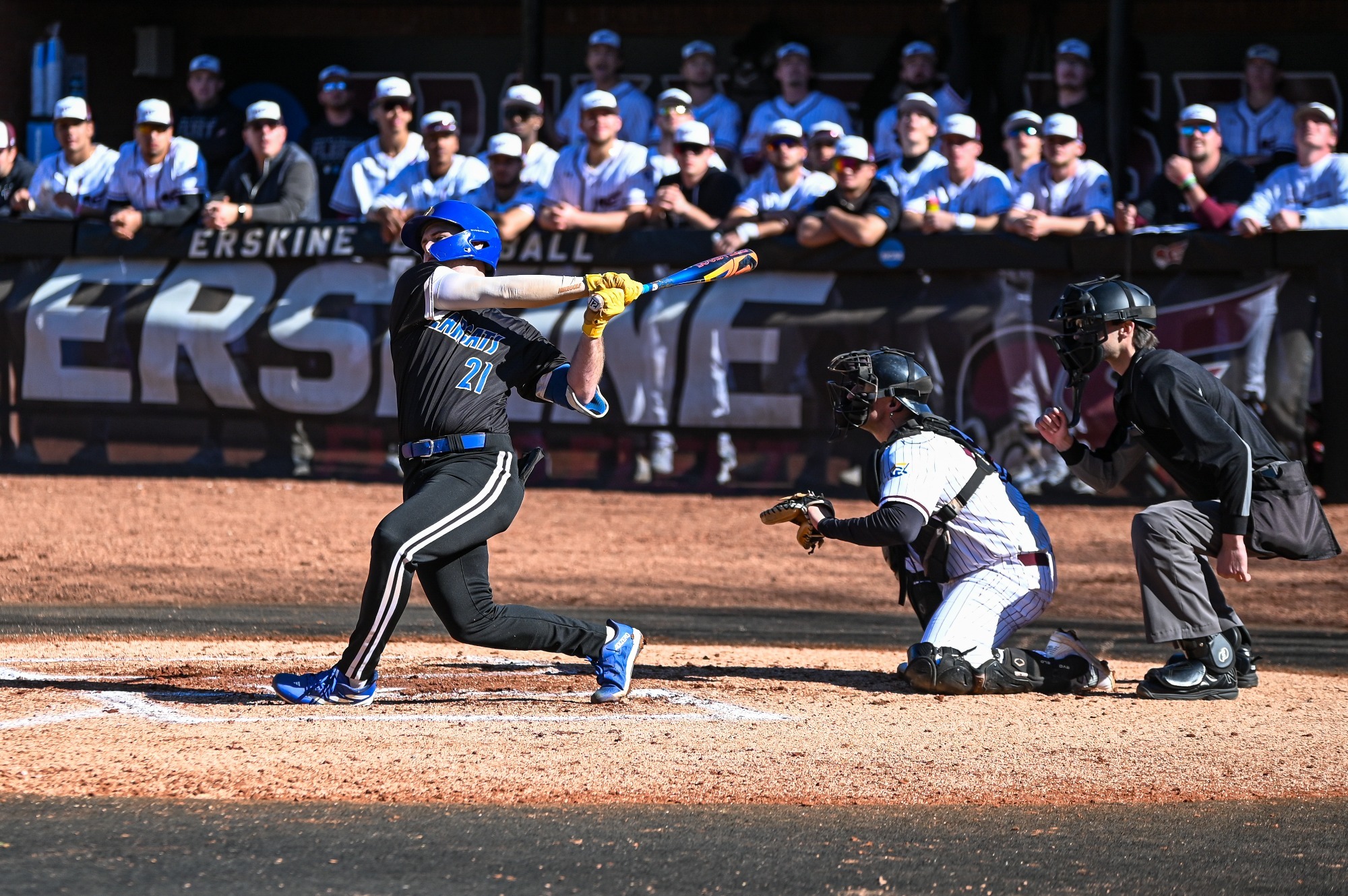 Bearcats score 24 runs in a seven inning win over Francis Marion ...