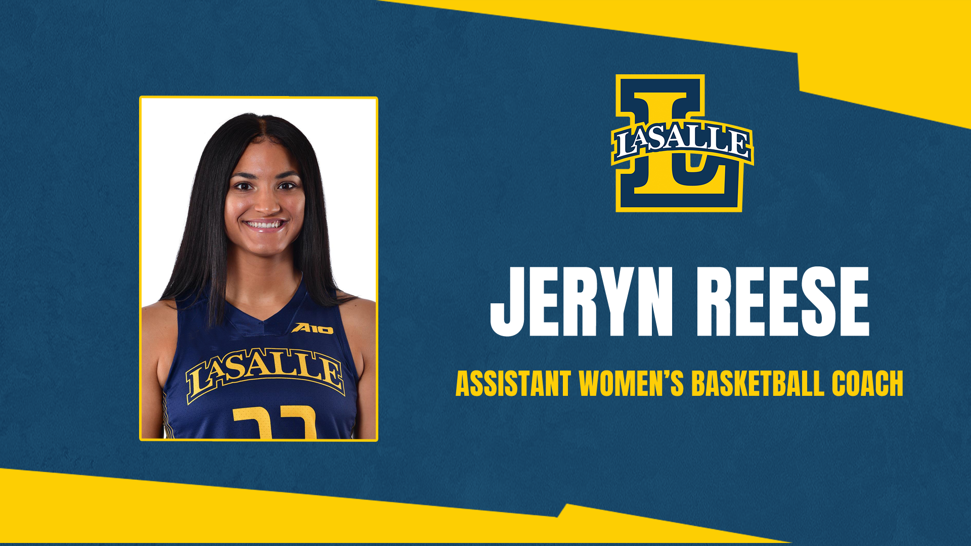 Jeryn Reese Named Women’s Basketball Assistant Coach - La Salle ...
