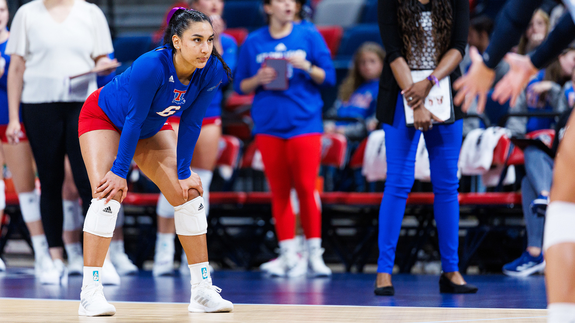Bulldogs Fall in Three Sets to Flames - LA Tech Athletics