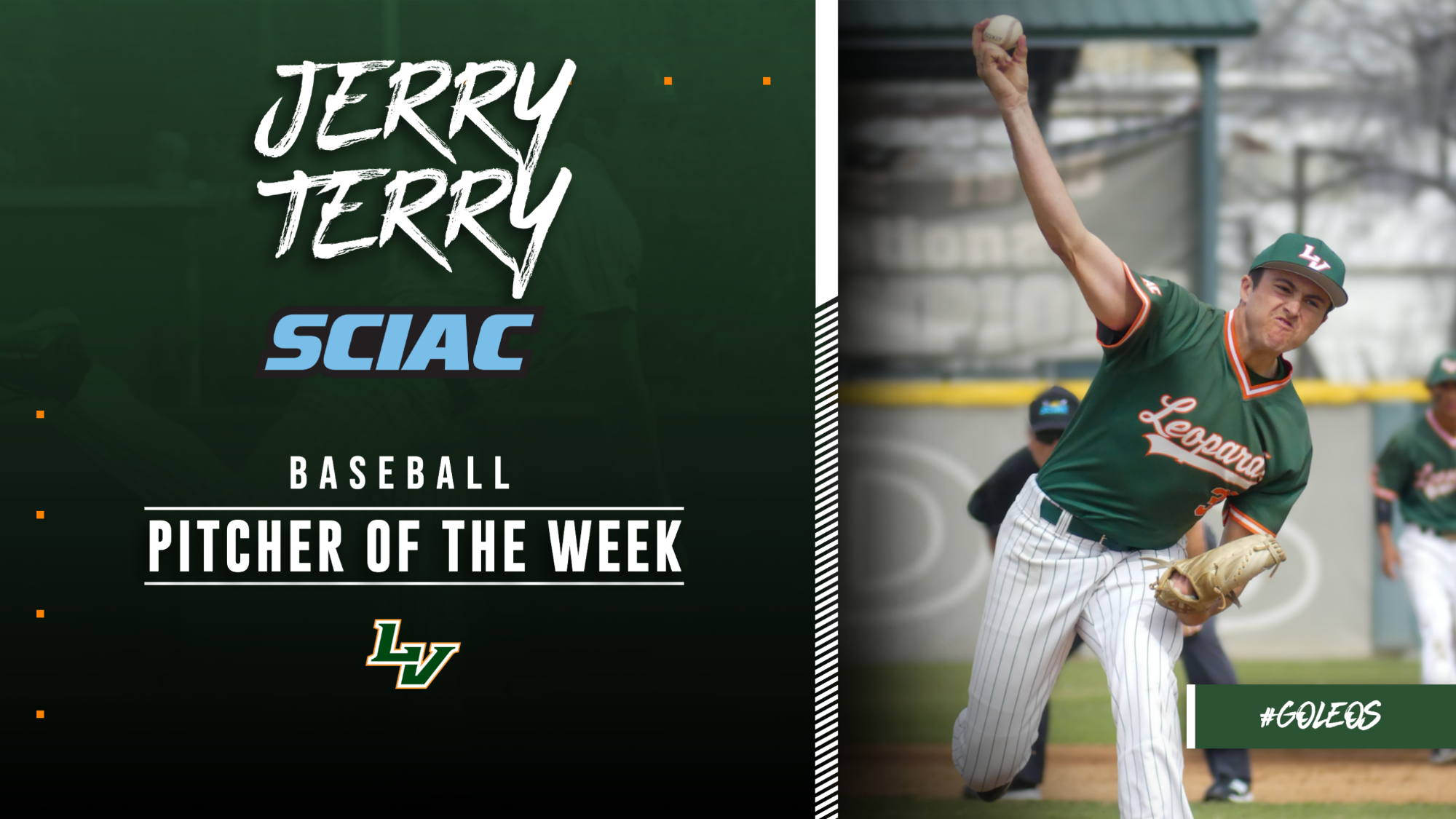 Terry Tabbed SCIAC Pitcher of the Week - University of La Verne
