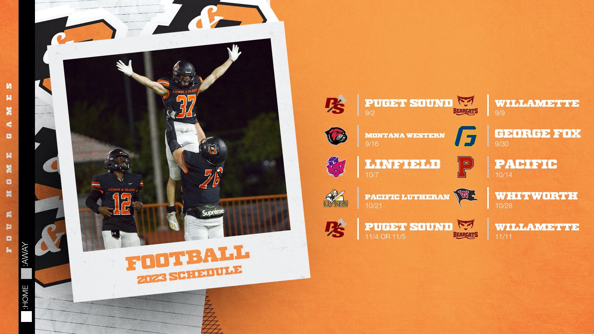 Football Slated To Play 10-Game Schedule This Fall - Lewis & Clark College