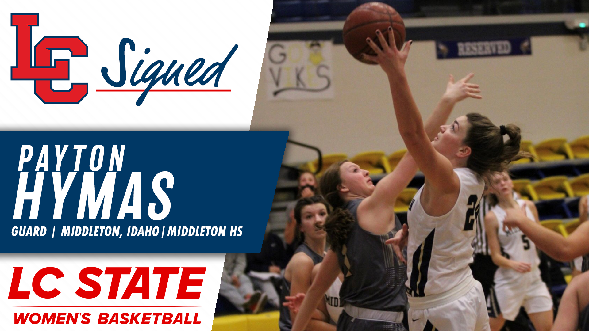 Middleton’s Hymas Signs with Warrior Women’s Basketball - Lewis-Clark ...