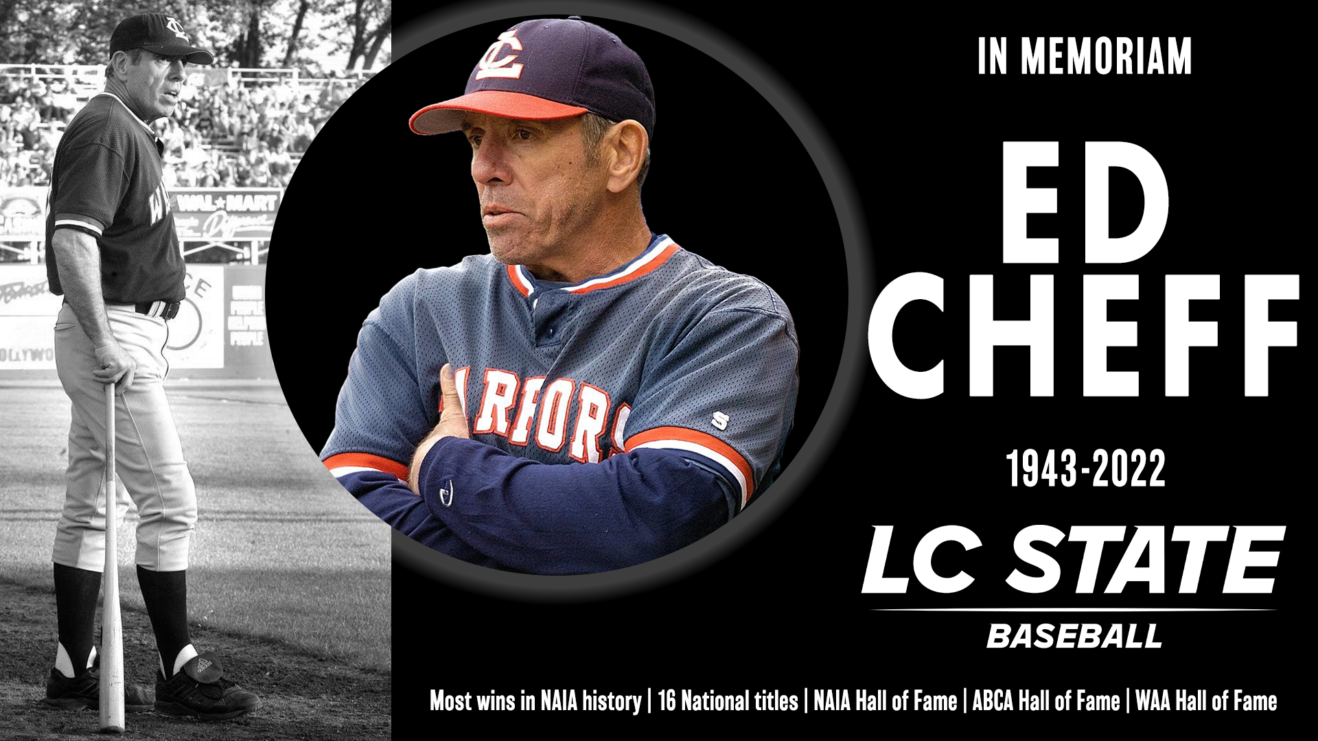 LC State Athletics Mourns Passing of Legendary Baseball Coach Ed Cheff ...