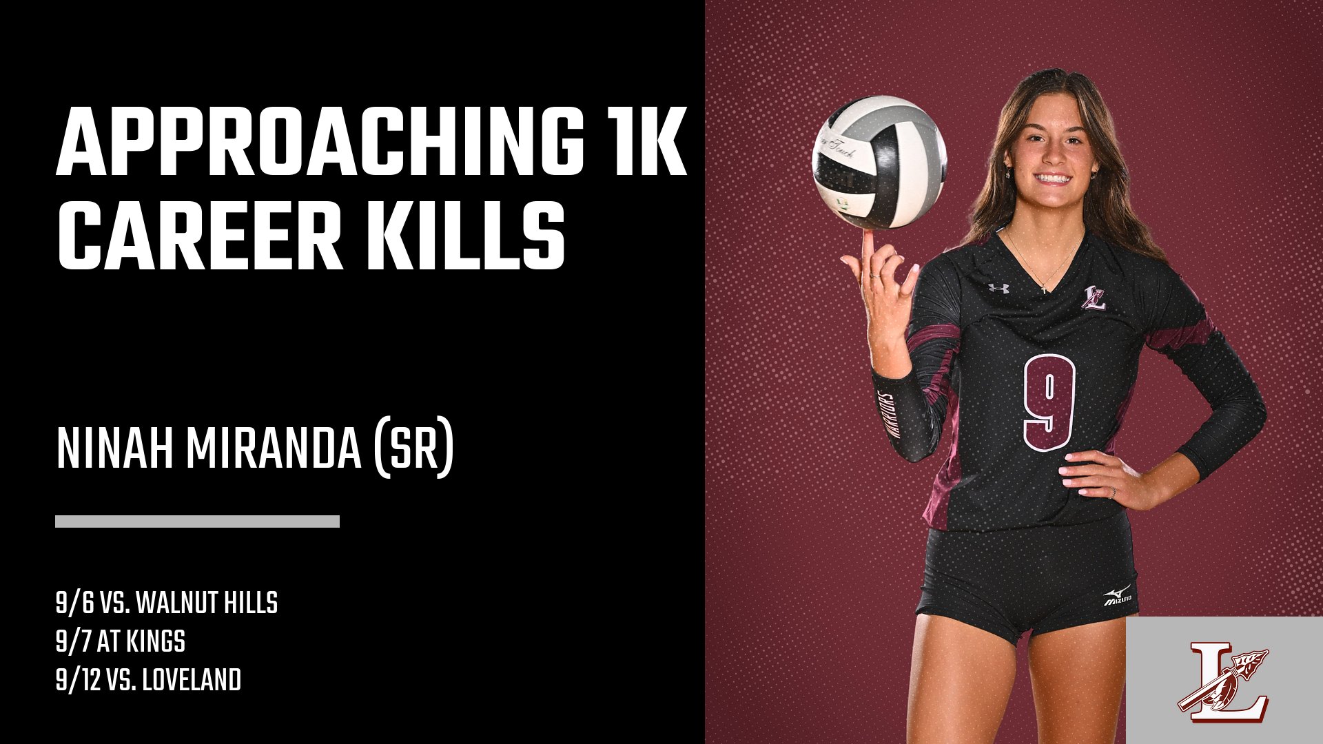 MIRANDA APPROACHING LHS VOLLEYBALL HISTORY - Lebanon Warriors Athletics