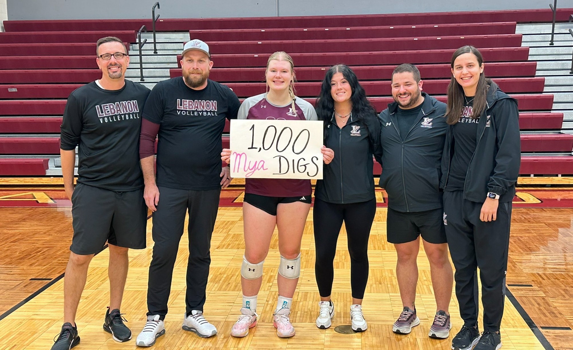 Congratulations Mya on 1,000 Career Digs! - Lebanon Warriors Athletics