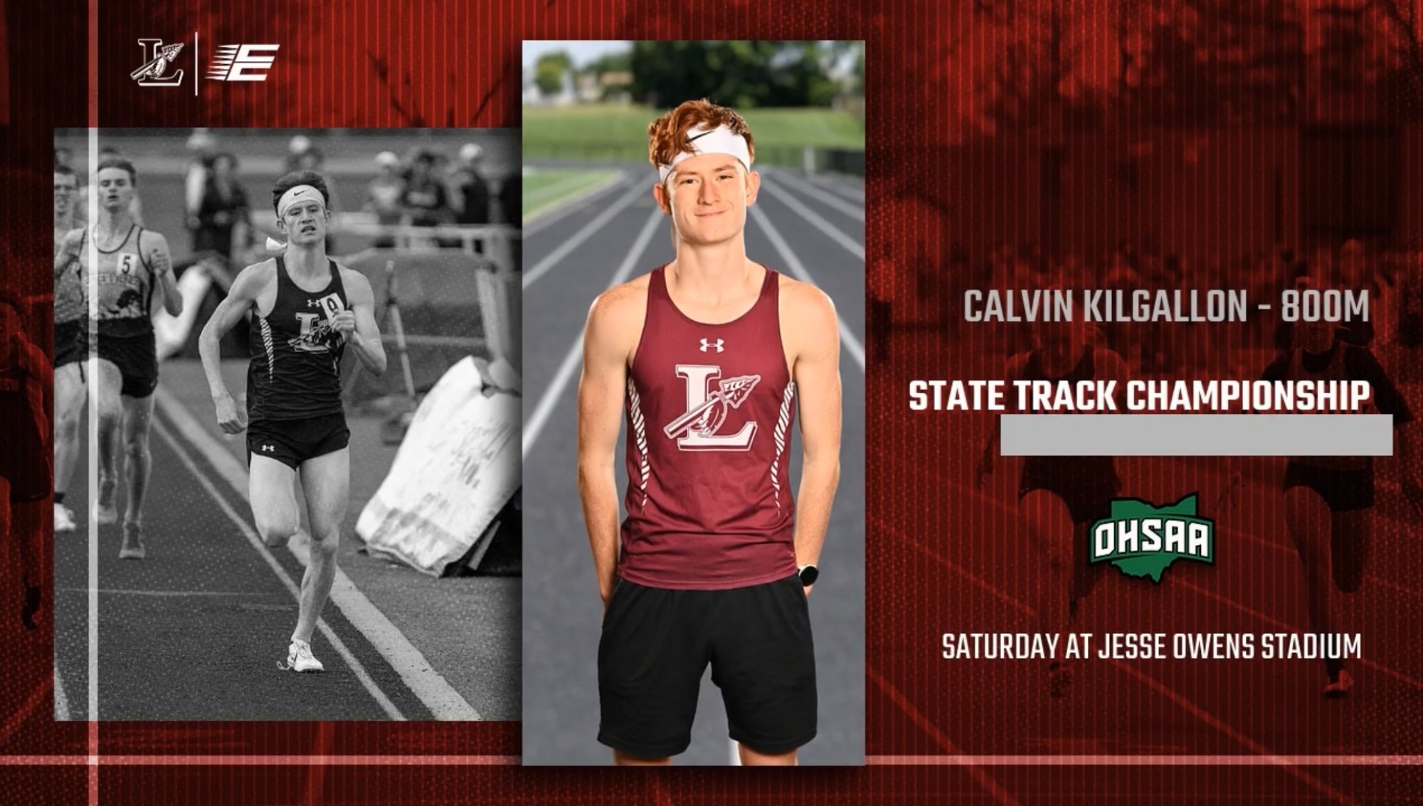 800-METER REGIONAL CHAMPION CALVIN KILGALLON REPRESENTING LEBANON AT ...