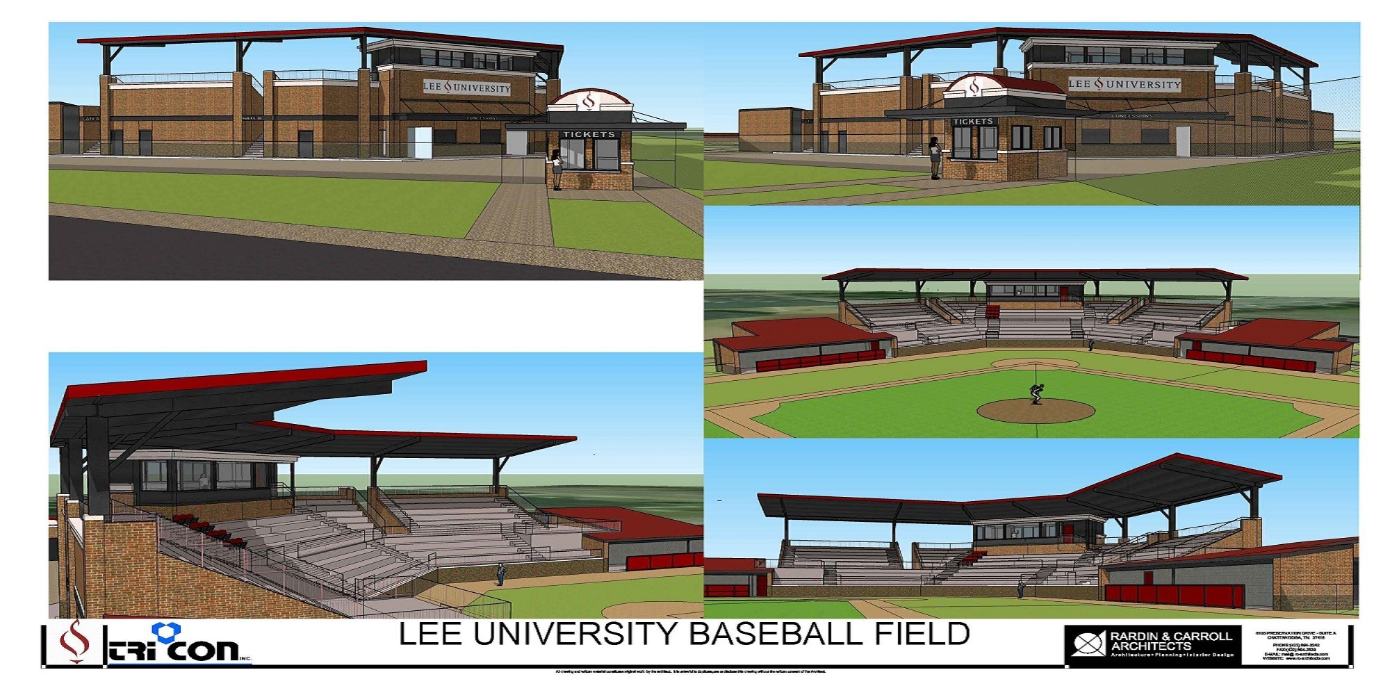 Lee Unveils Plans for New Baseball Stadium - Lee University Athletics