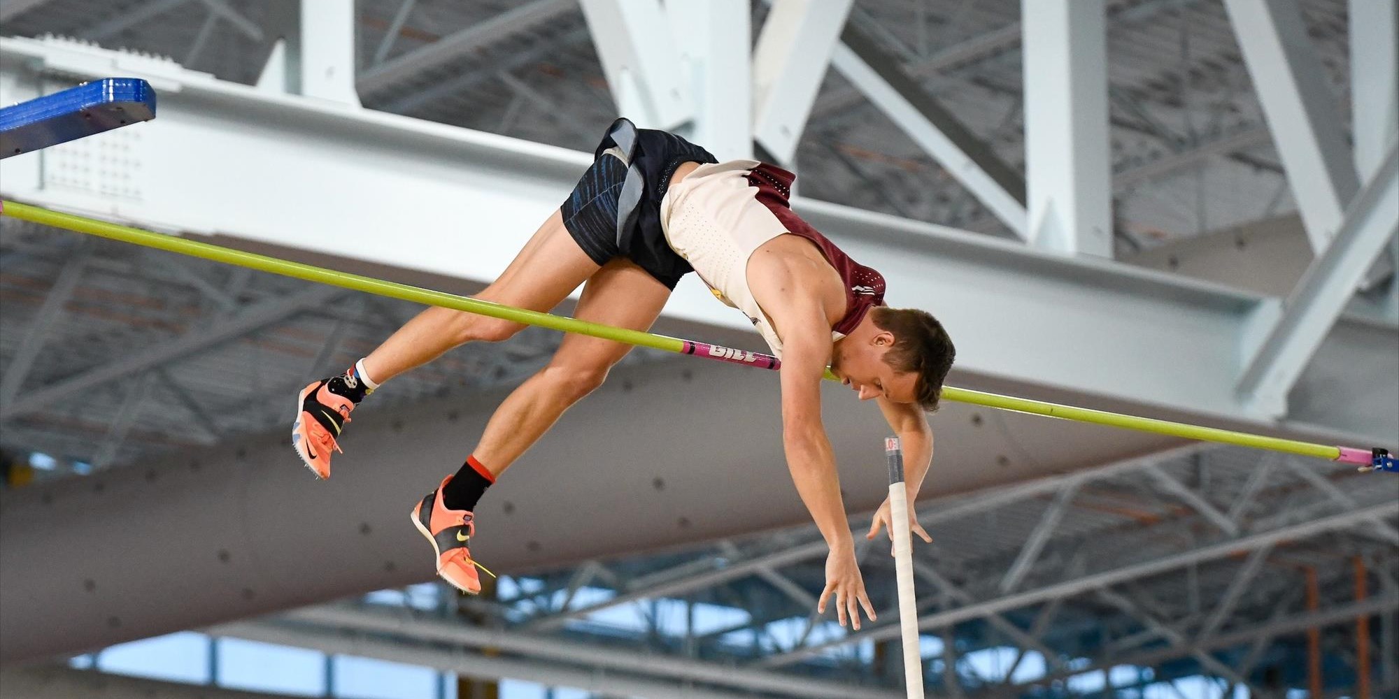 Noble, Surman Win Events, Flames Second after Day 1 of GSC Indoor ...